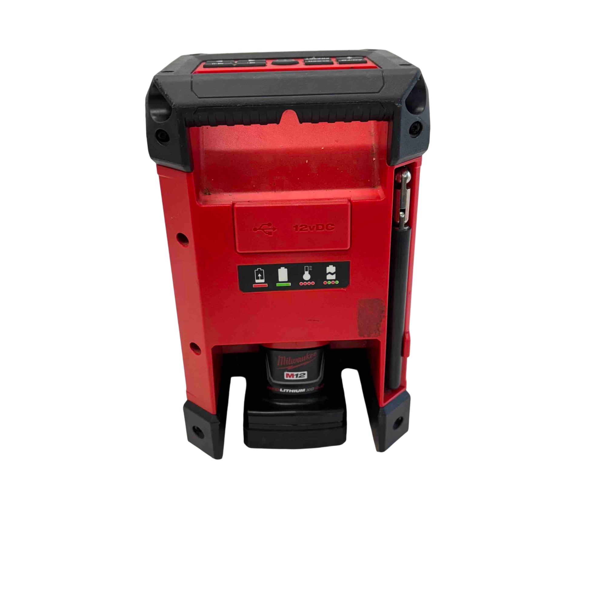Milwaukee 2951-20 M12 12-Volt Lithium-Ion Cordless Bluetooth/AM/FM ...