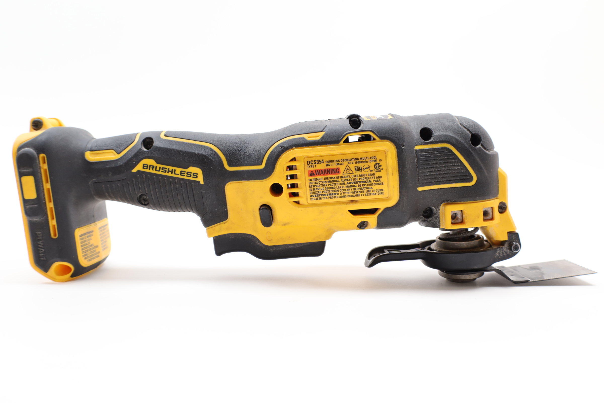 DeWalt DCS354 ATOMIC 20V MAX Brushless Cordless Oscillating Multi-Tool