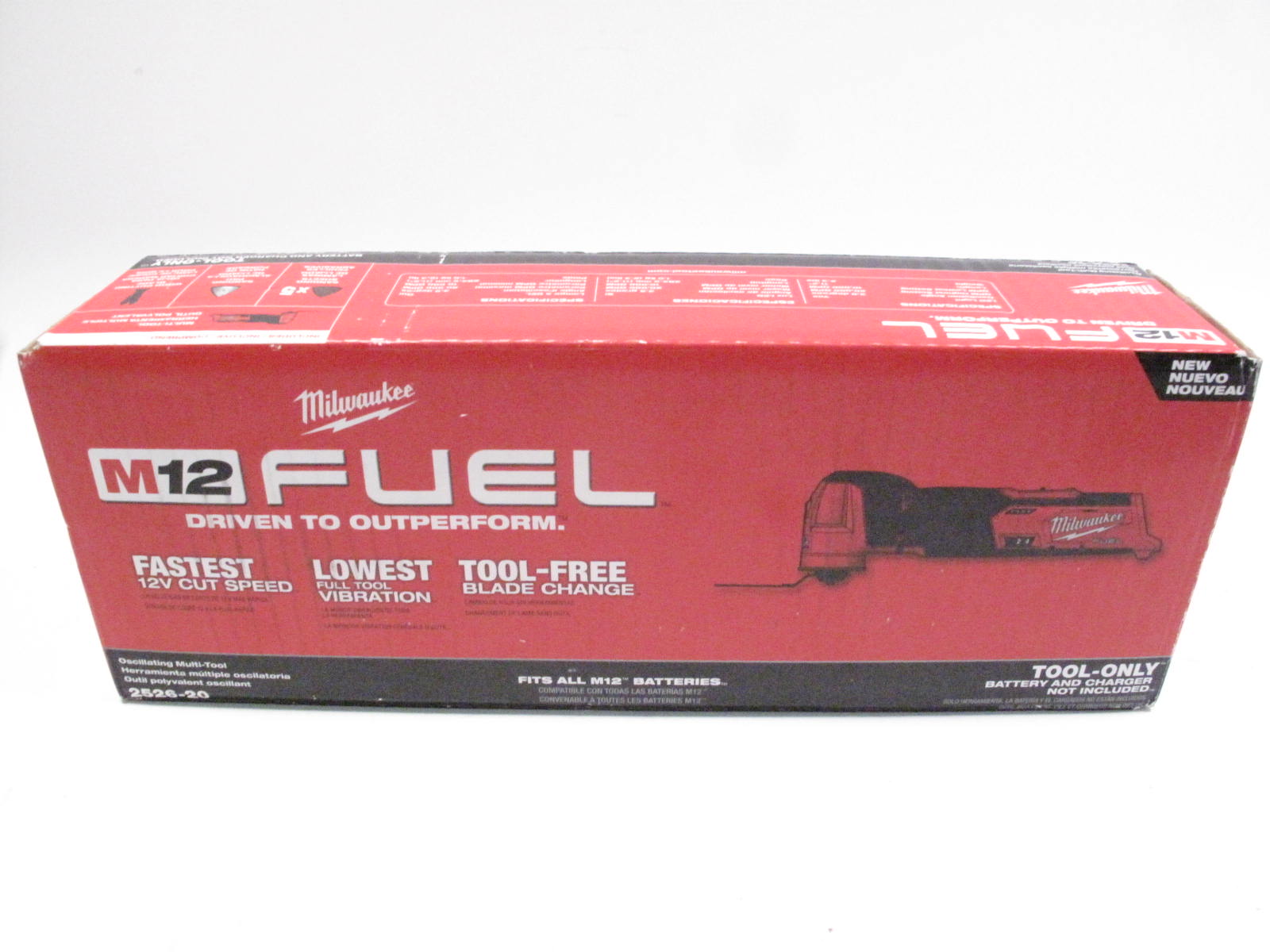 Milwaukee 2526-20 Cordless Oscillating Multi Tool 12V Tool Only