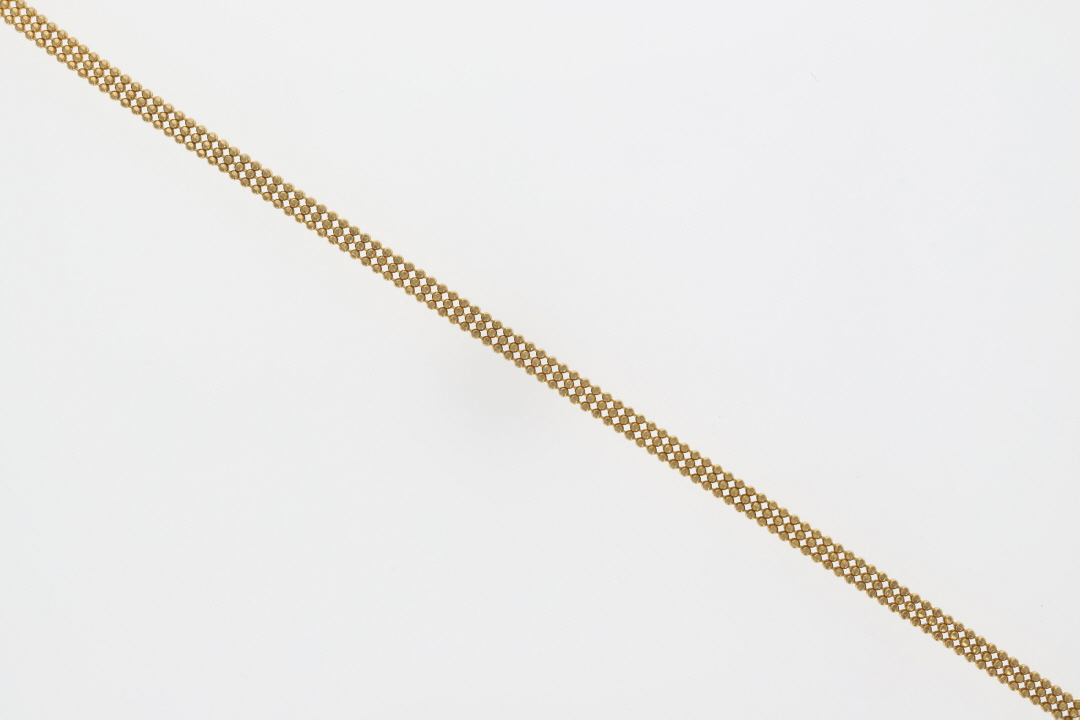 2.9mm Multi-Strand Ball Link Chain 21.5" Necklace 21k Yellow Gold 14.30 ...