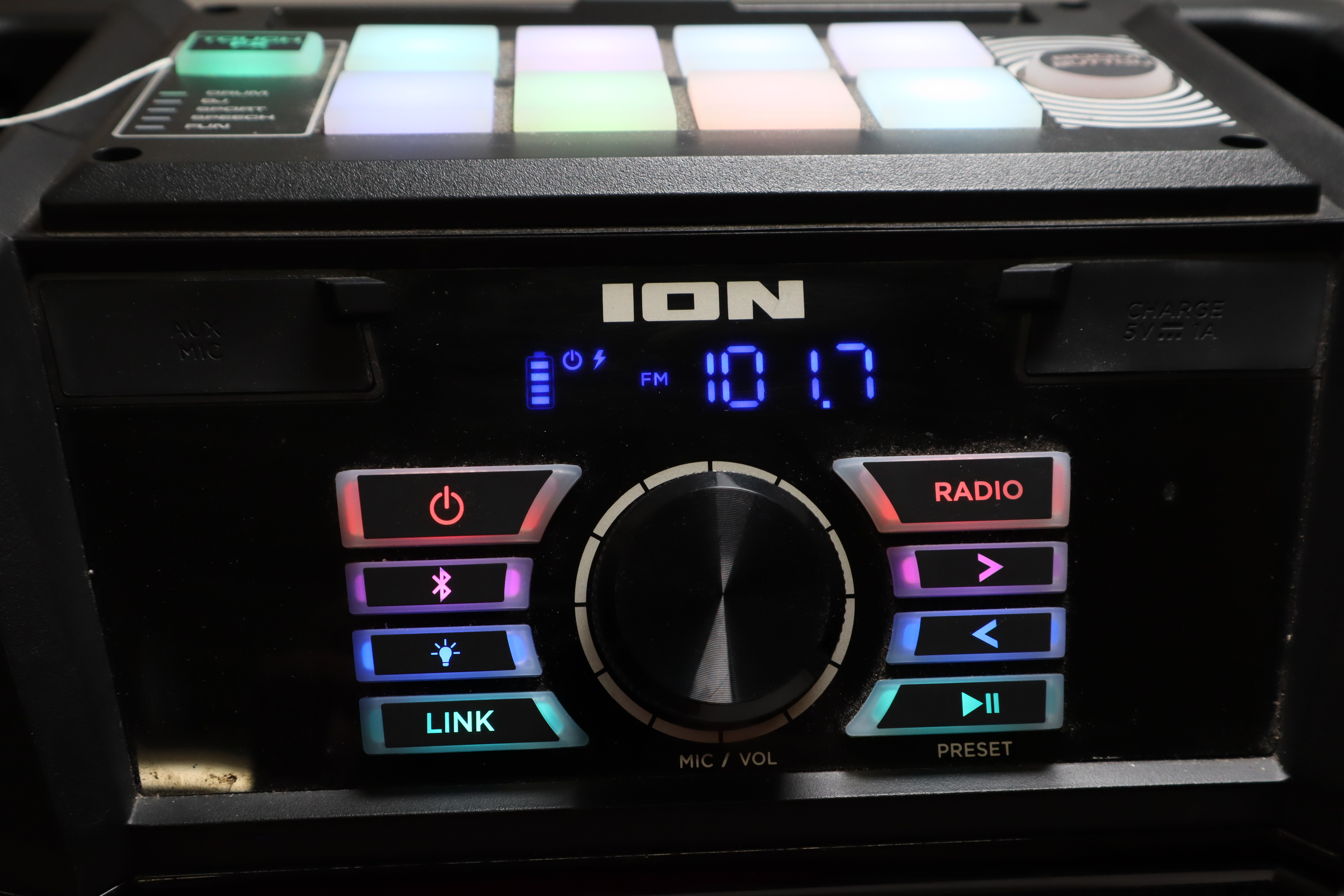 ION Explorer FX High-Power Bluetooth Speaker Black