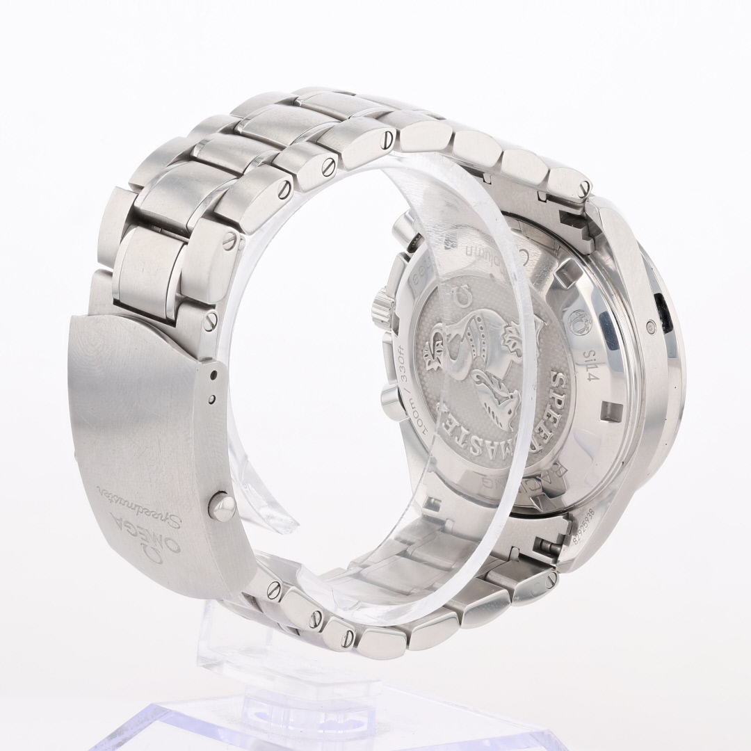 Omega Speedmaster Racing Chronograph Black Dial Stainless Steel Men's ...