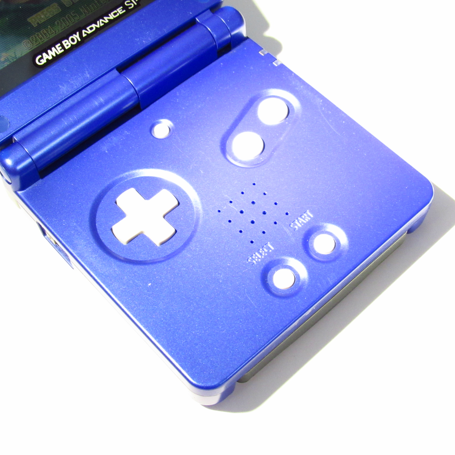Nintendo GameBoy Advance SP Portable Video Game Console - Cobalt Blue