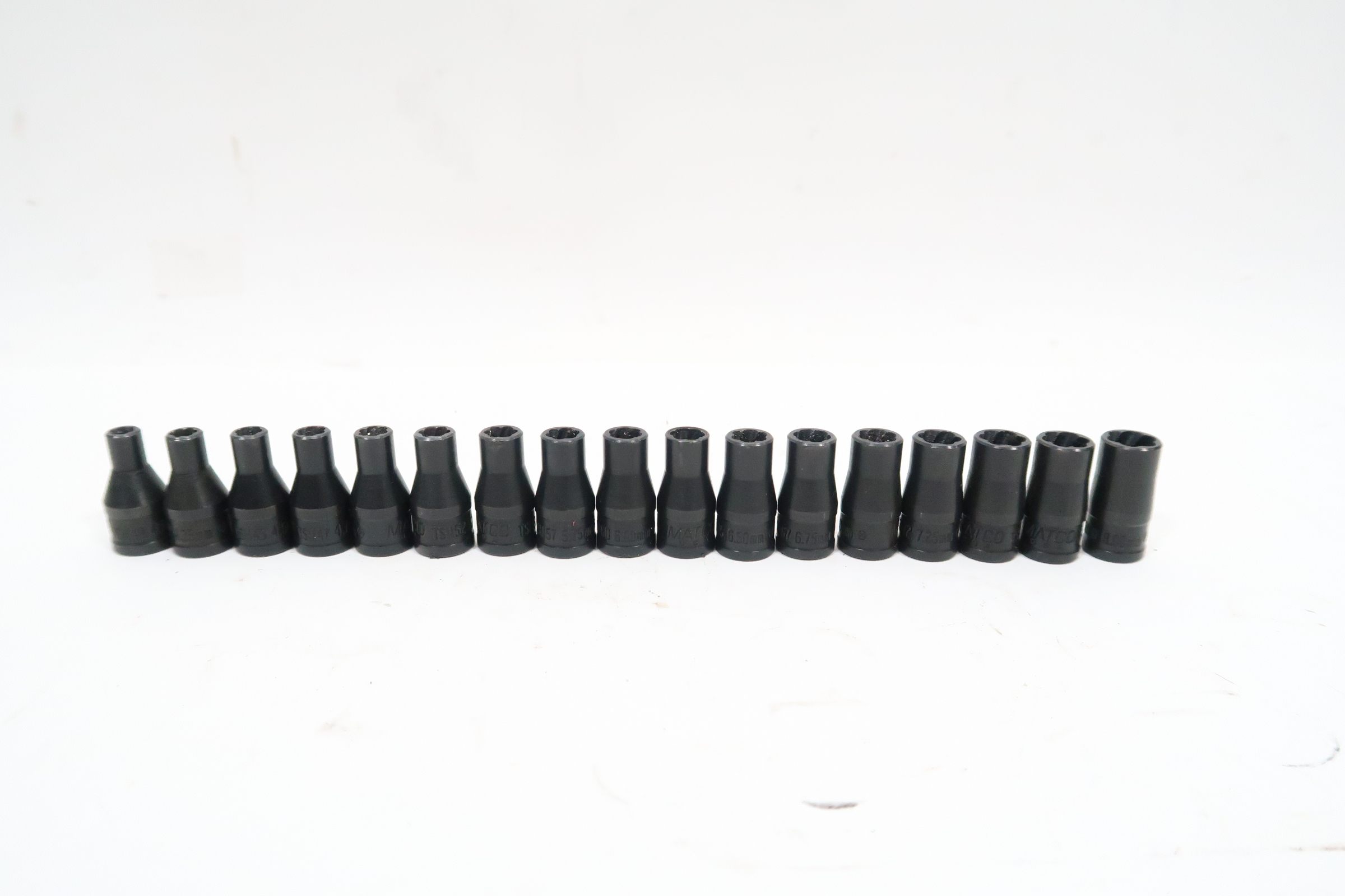 Matco TSM17 17 Piece 1/4" Drive Metric Twist Socket Set