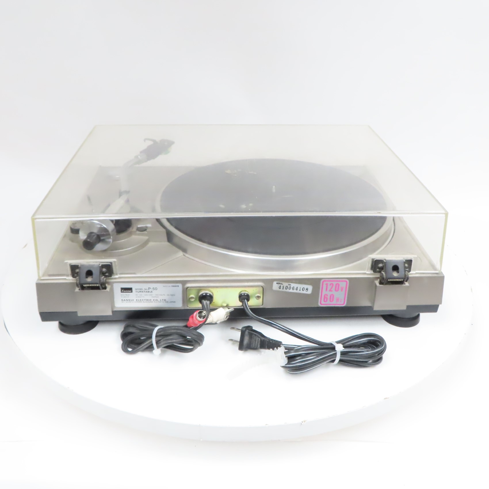 Sansui P-50 Automatic Return Belt-Drive Record Turntable (Local Pick-Up ...