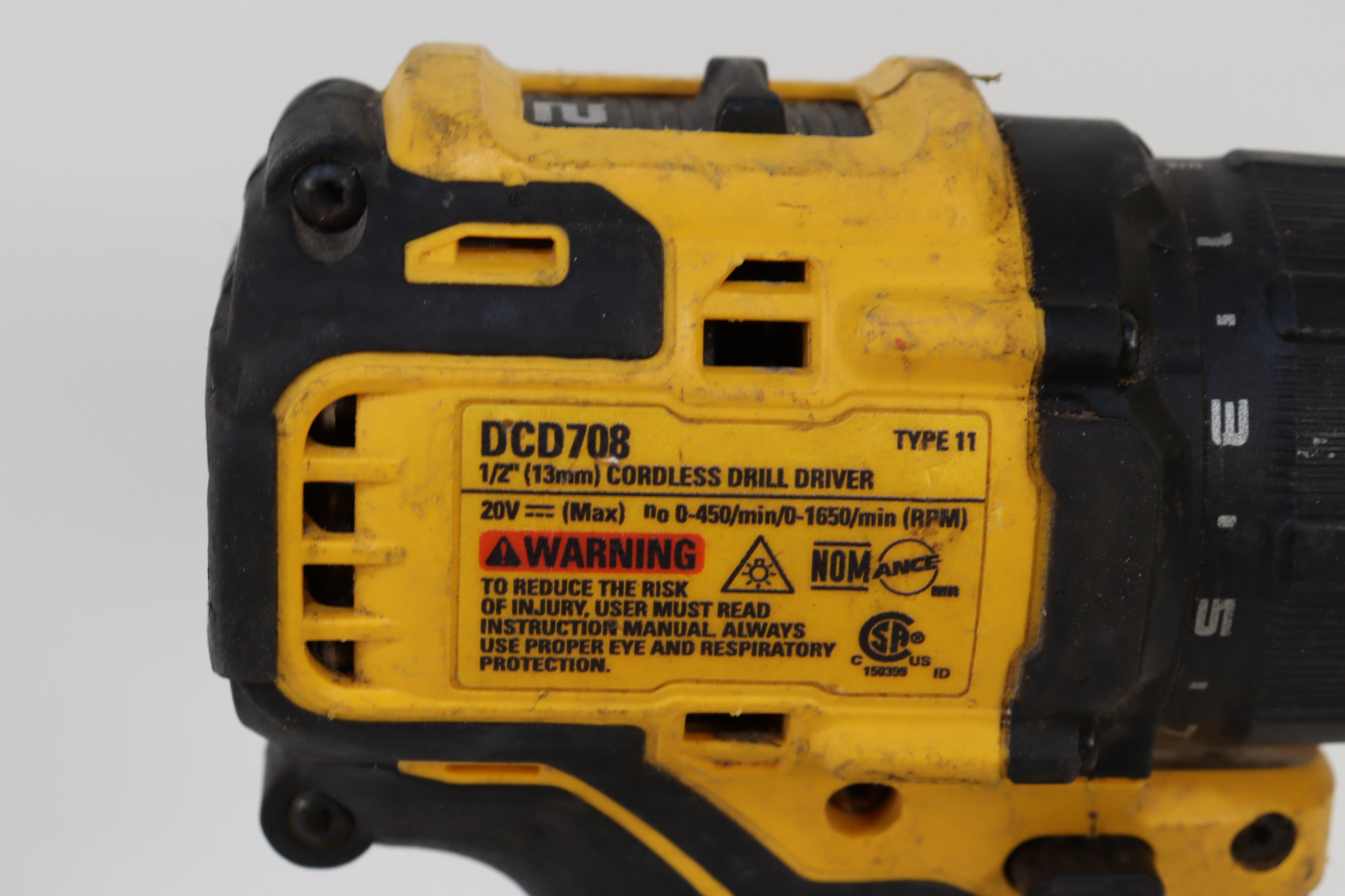 DeWalt DCD708C2 ATOMIC 20V MAX Cordless Brushless Compact 1/2" Drill ...