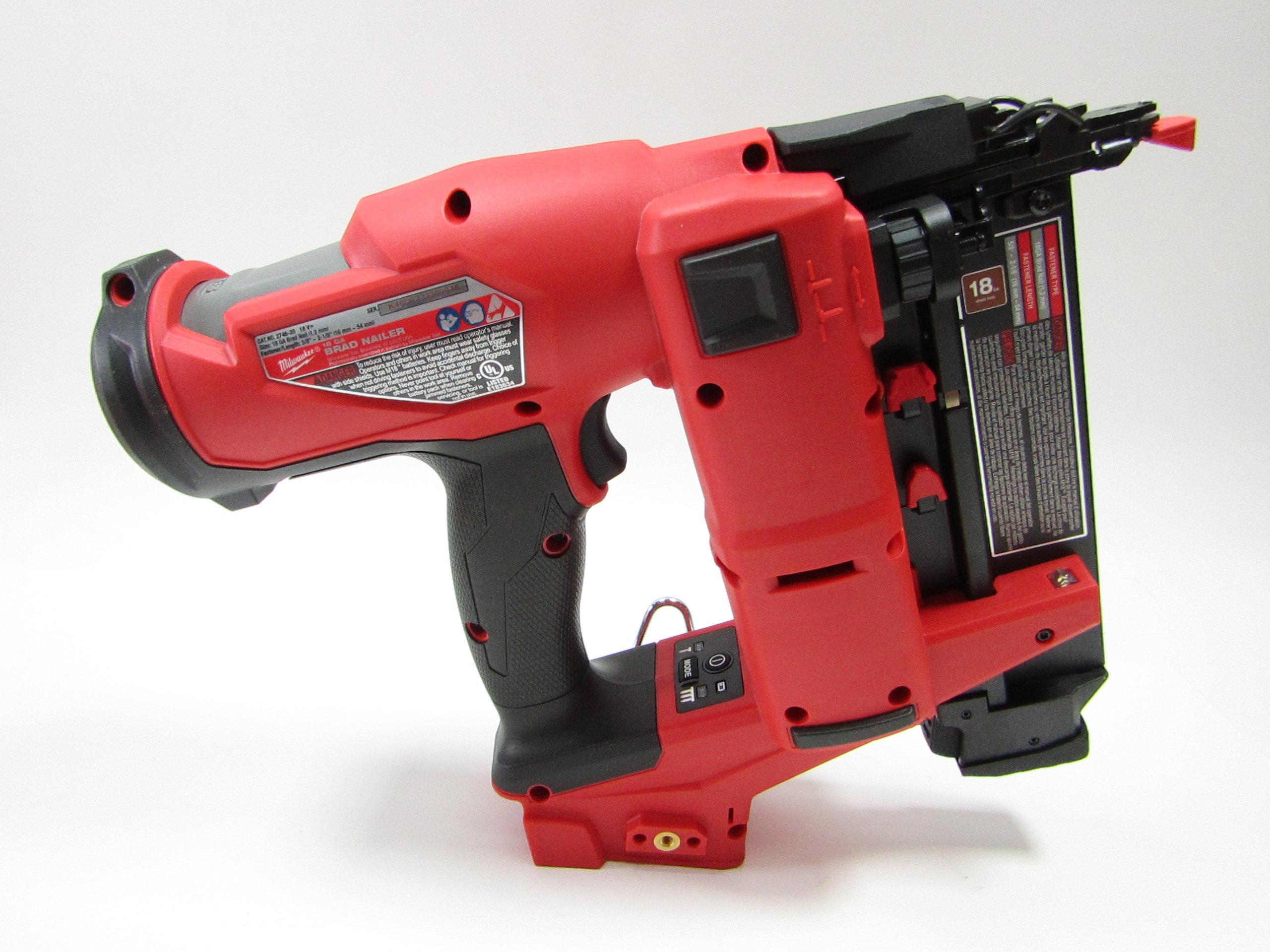 Milwaukee 2746-20 M18 FUEL Brushless Cordless Gen II 18-Gauge Brad ...