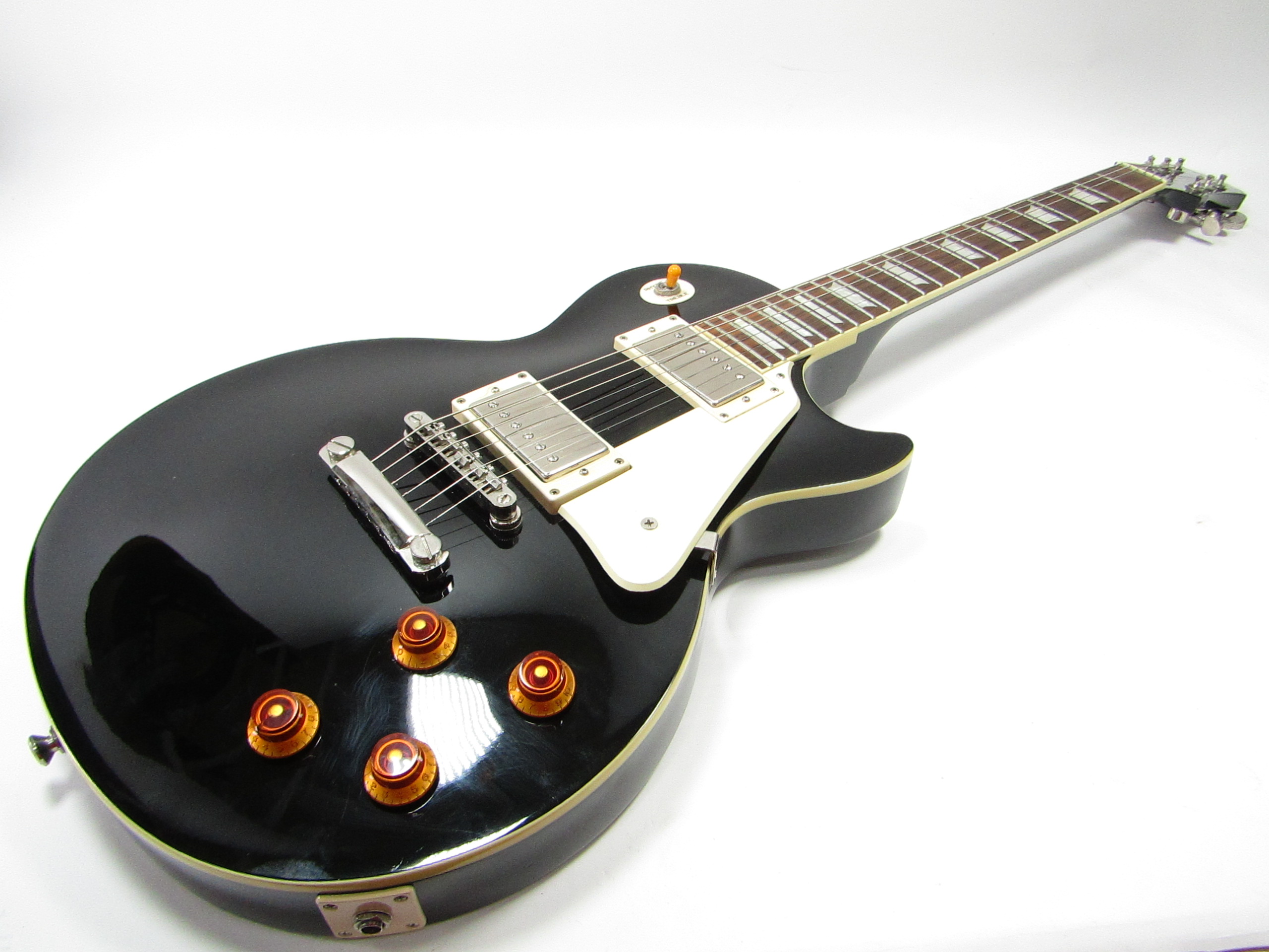 Epiphone Les Paul Model Standard Right Handed Six String Solid Black Guitar