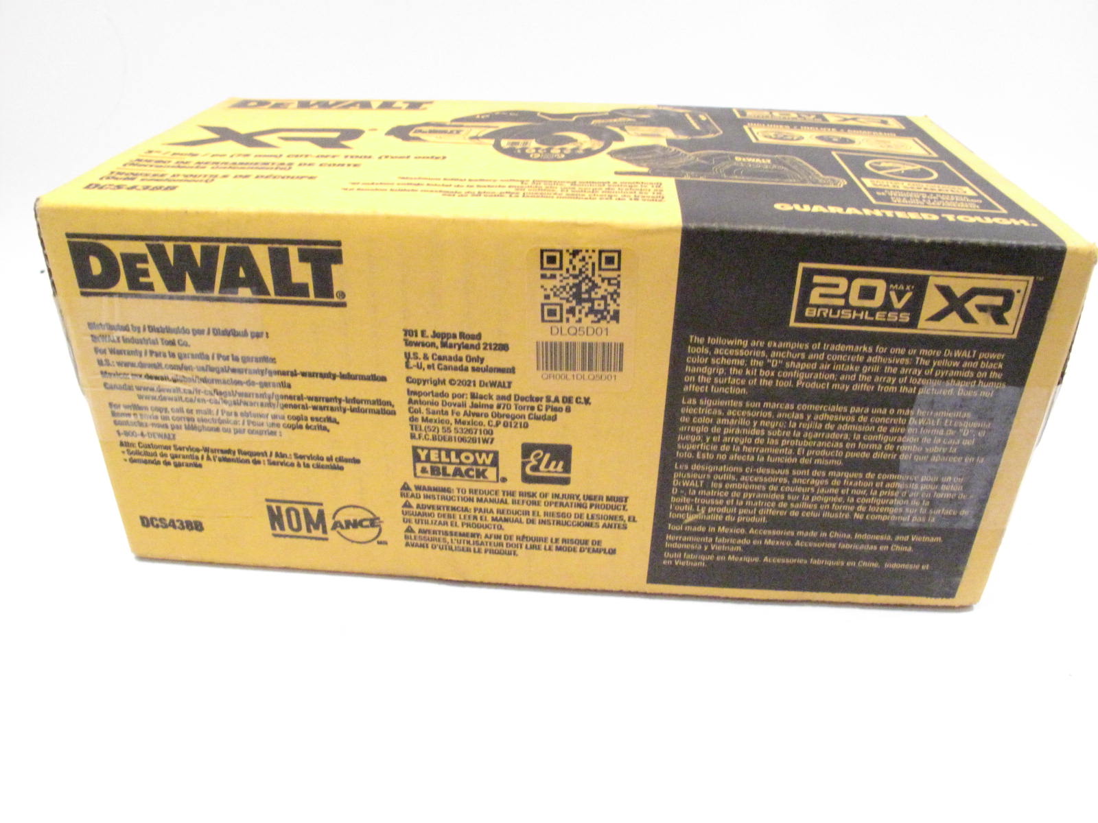 DeWalt DCS438B Cordless 3 in. Cut-Off Tool 20V Tool Only