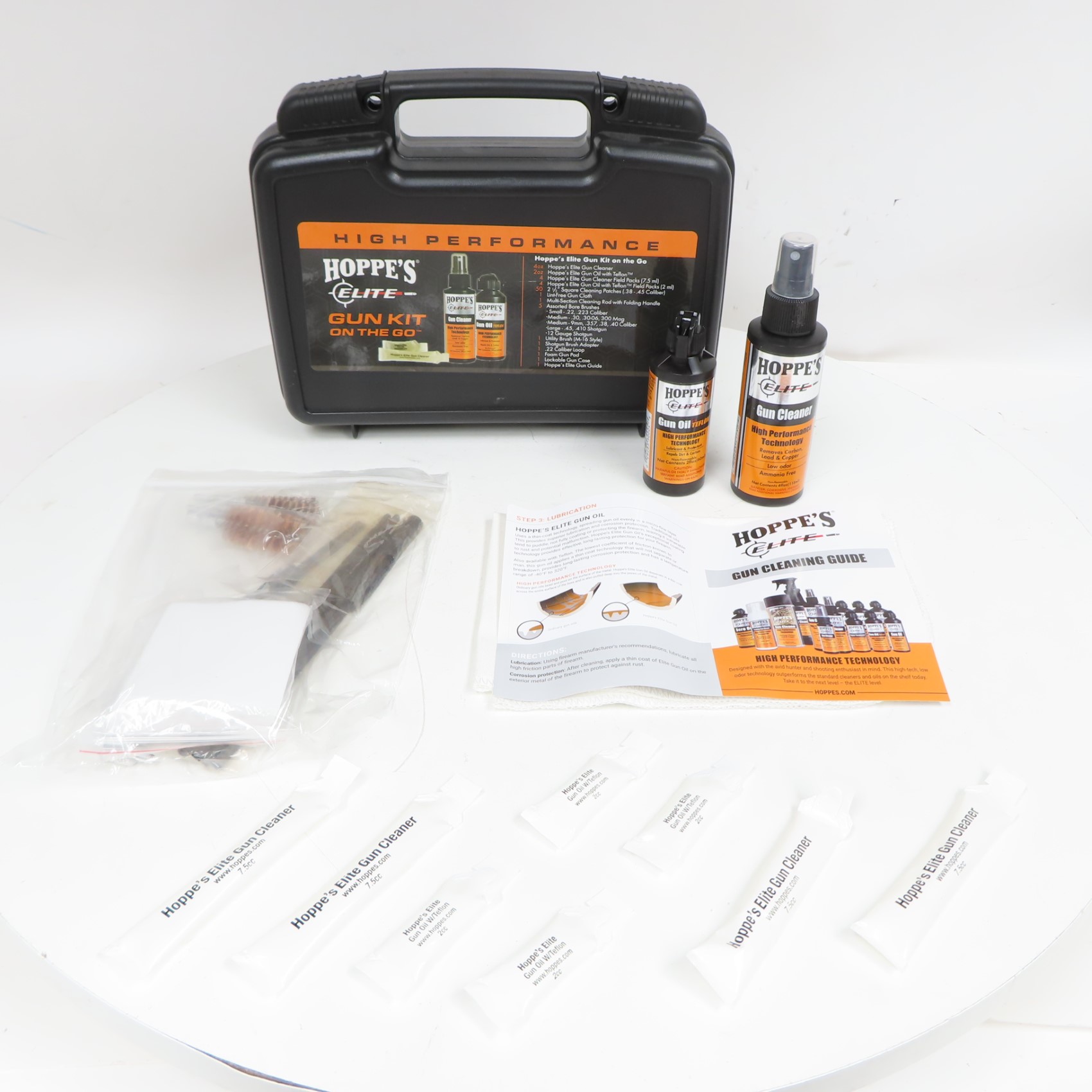 Hoppe's EGCOTG Elite Gun Care On-the-Go Carry Case Gun Cleaning Kit
