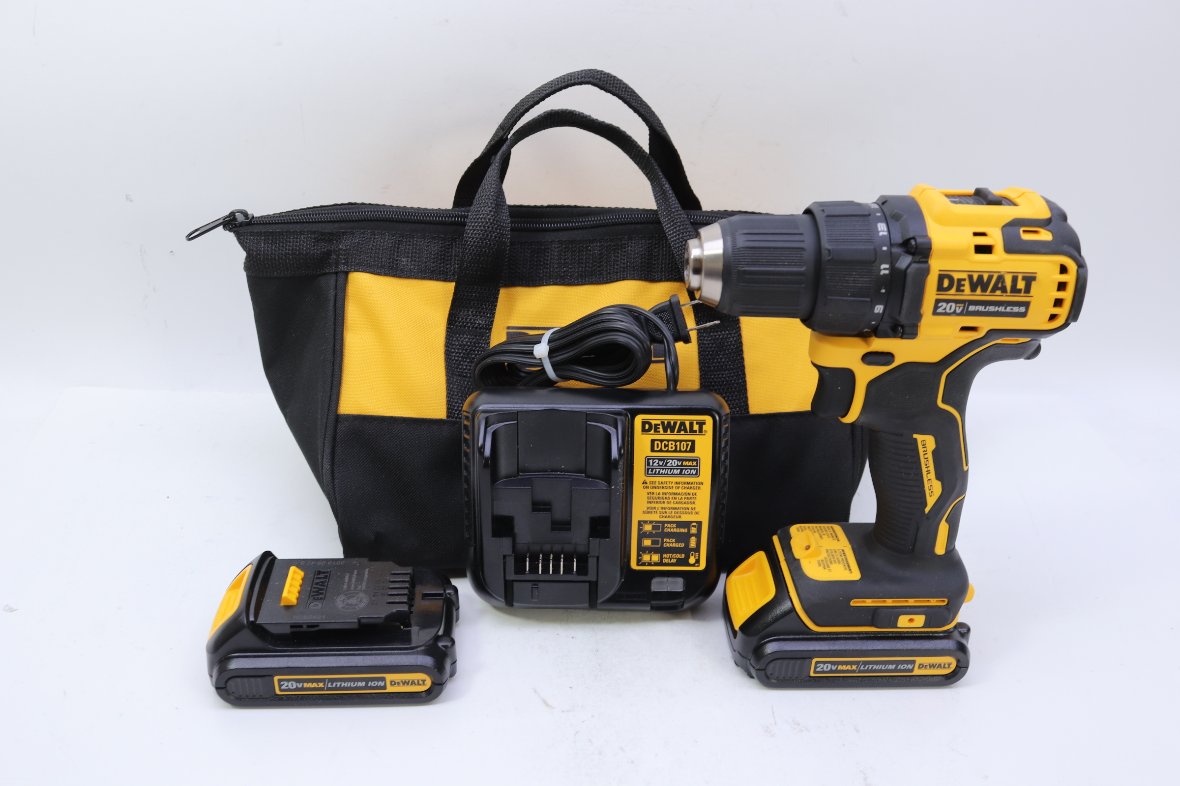 DeWalt DCD708 20V MAX Cordless Brushless Compact 1/2" Drill Driver