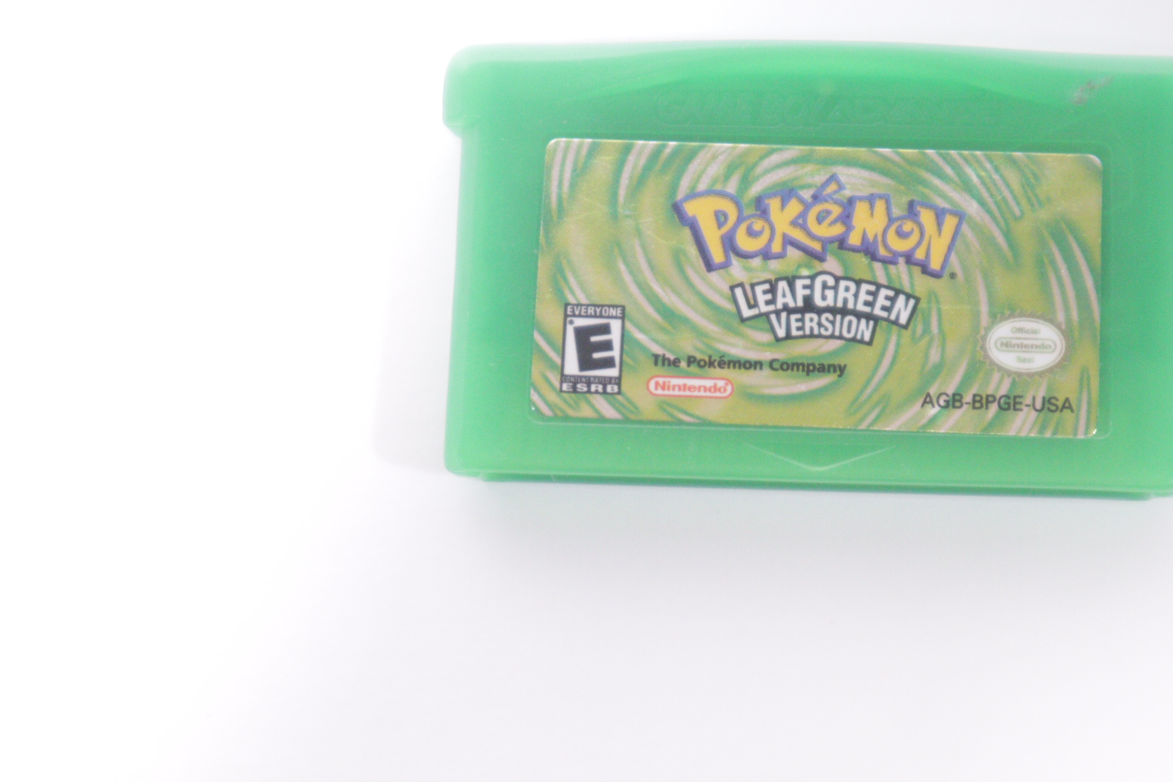 Nintendo Gameboy Advance Pokémon Leaf Green Version AGB-BPGE-USA Game ...