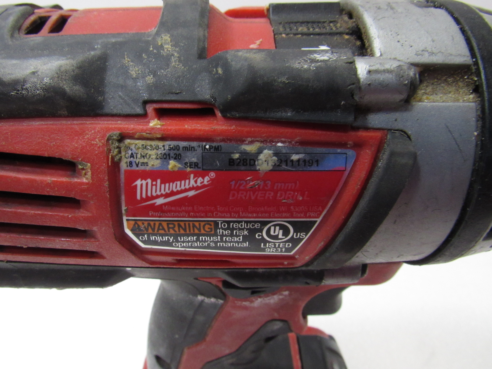 Milwaukee 2601-20 M18 Cordless 1/2" Compact Drill/Driver