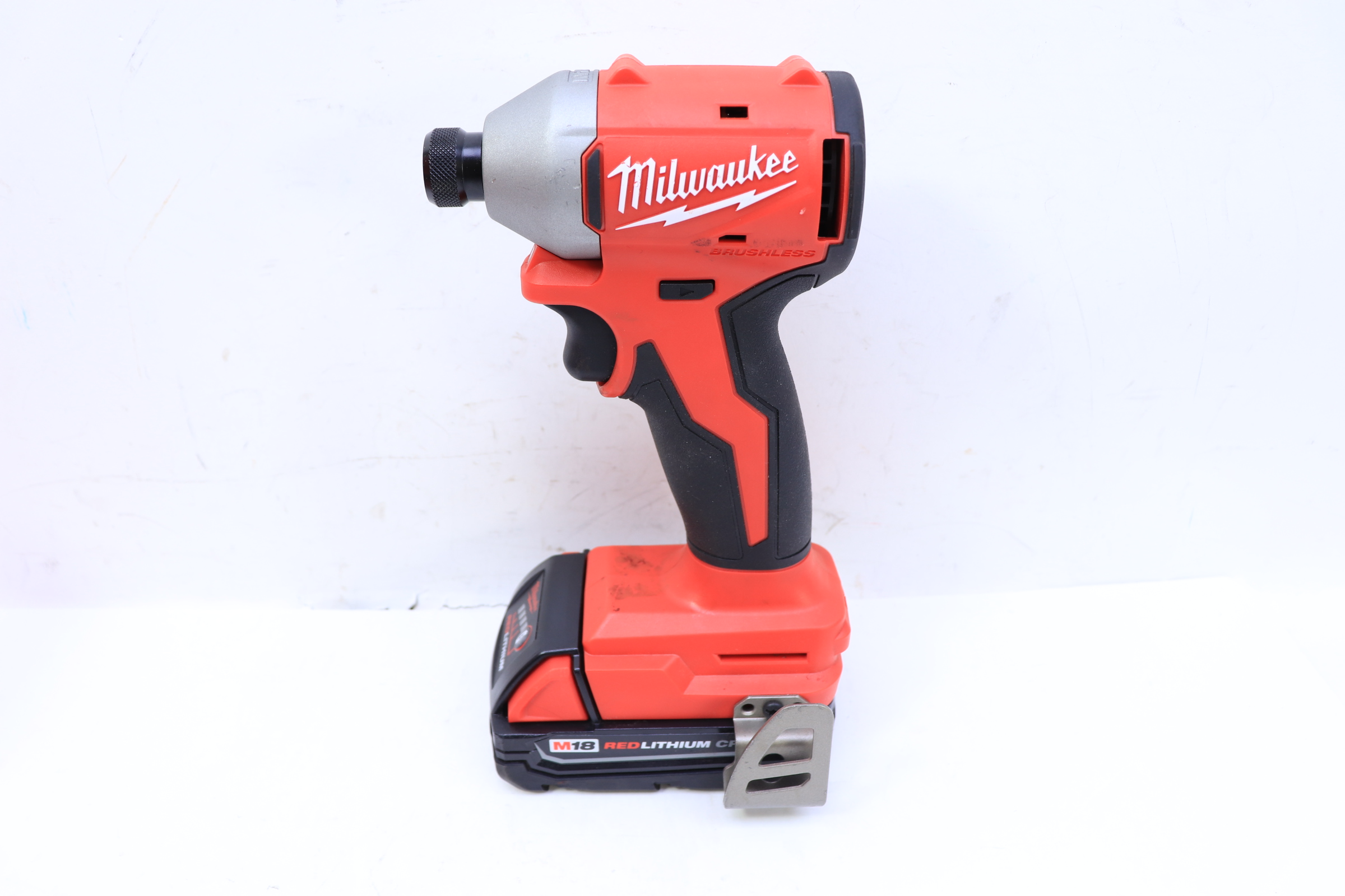 Milwaukee 3650-20 M18 18V Li-Ion Brushless Cordless 1/4" Compact Impact ...
