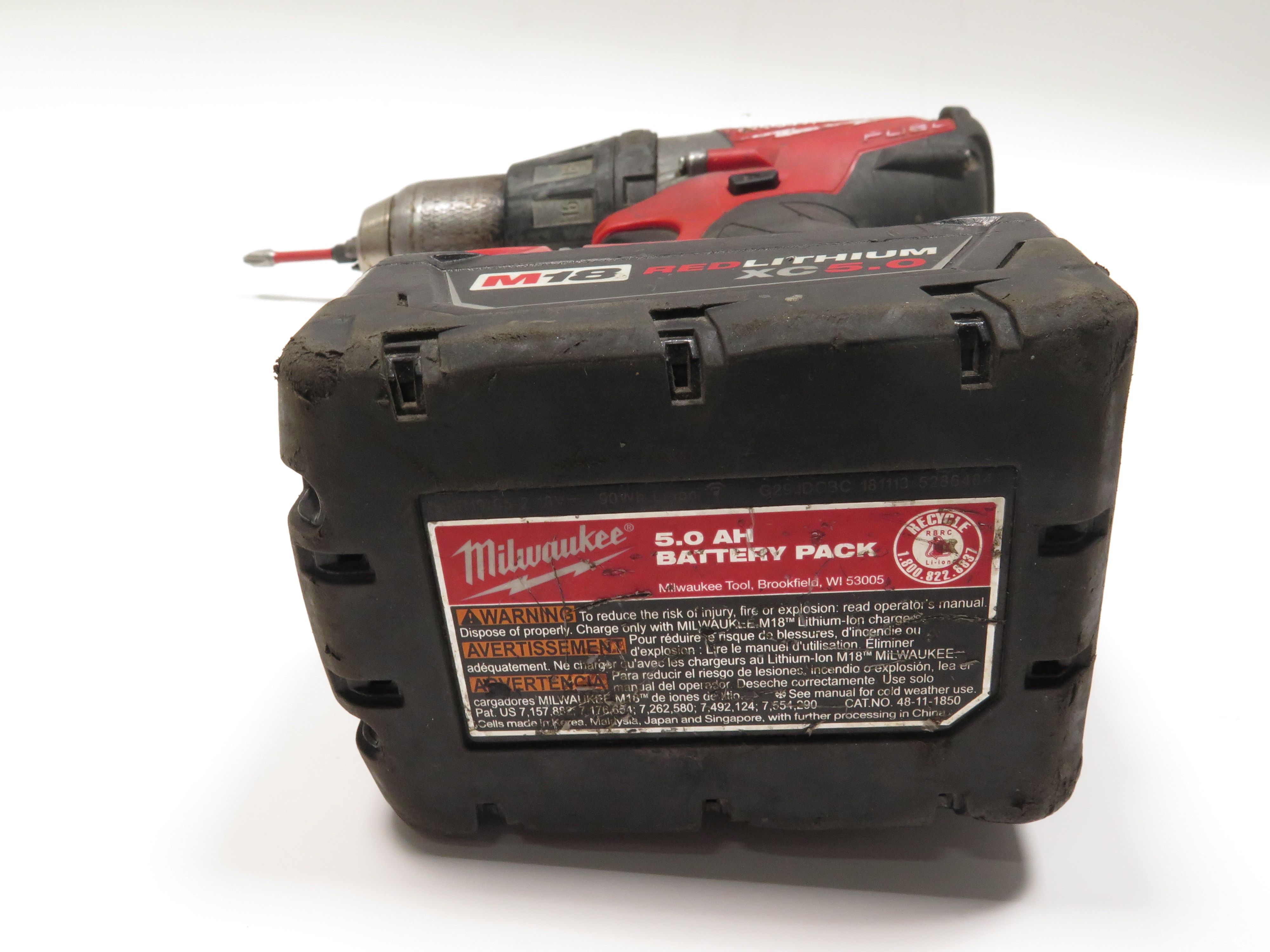 Milwaukee 2704-20 18V Lithium-Ion Brushless Cordless 1/2" Hammer Drill ...