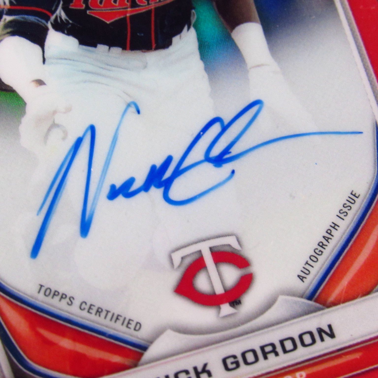 Topps 2014 BCA-NG Certified Autograph Issue Nick Gordon MN Twins PSA ...