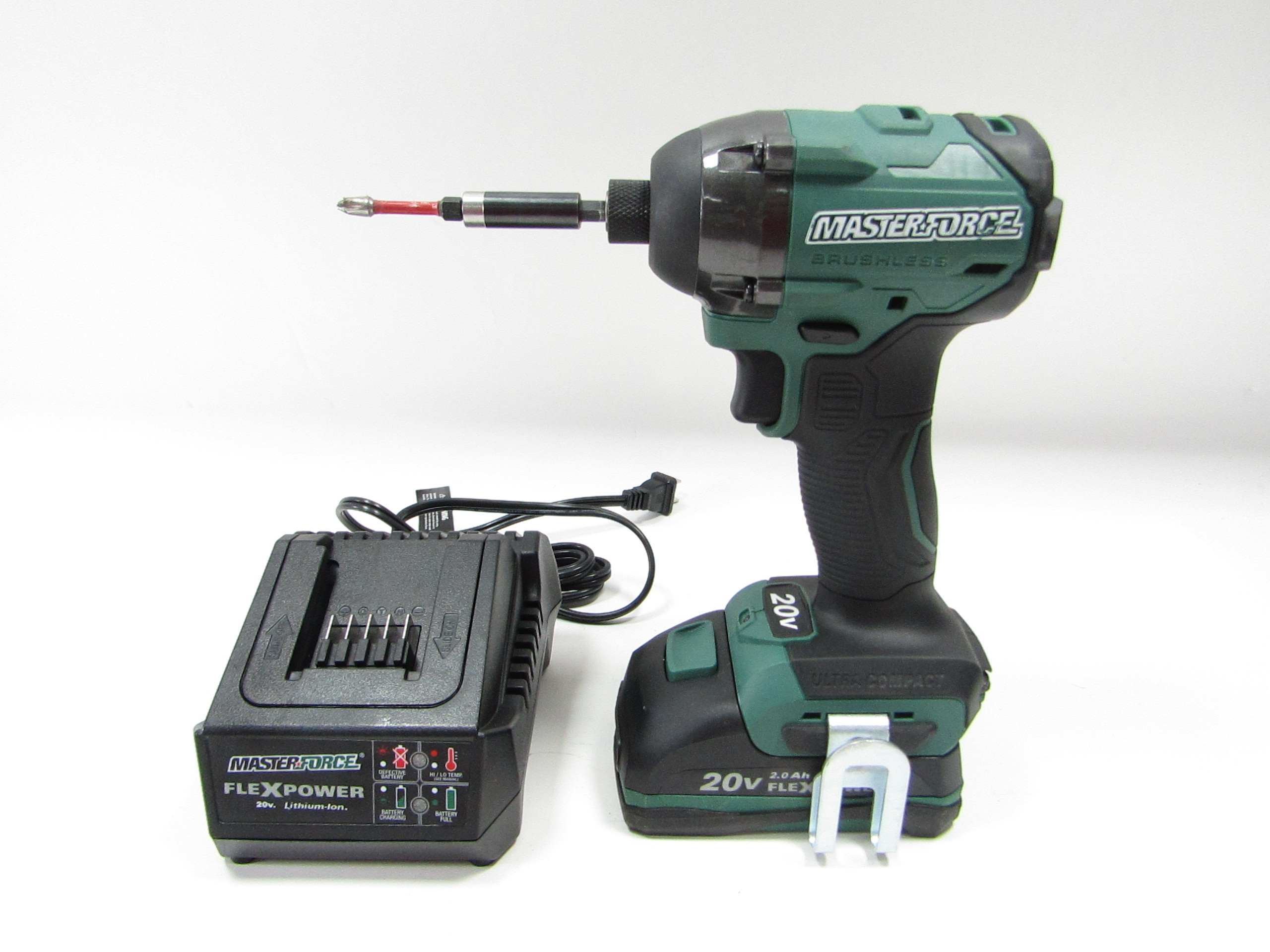 Masterforce 241-0382 20V Ultra-Compact 1/4" Impact Driver