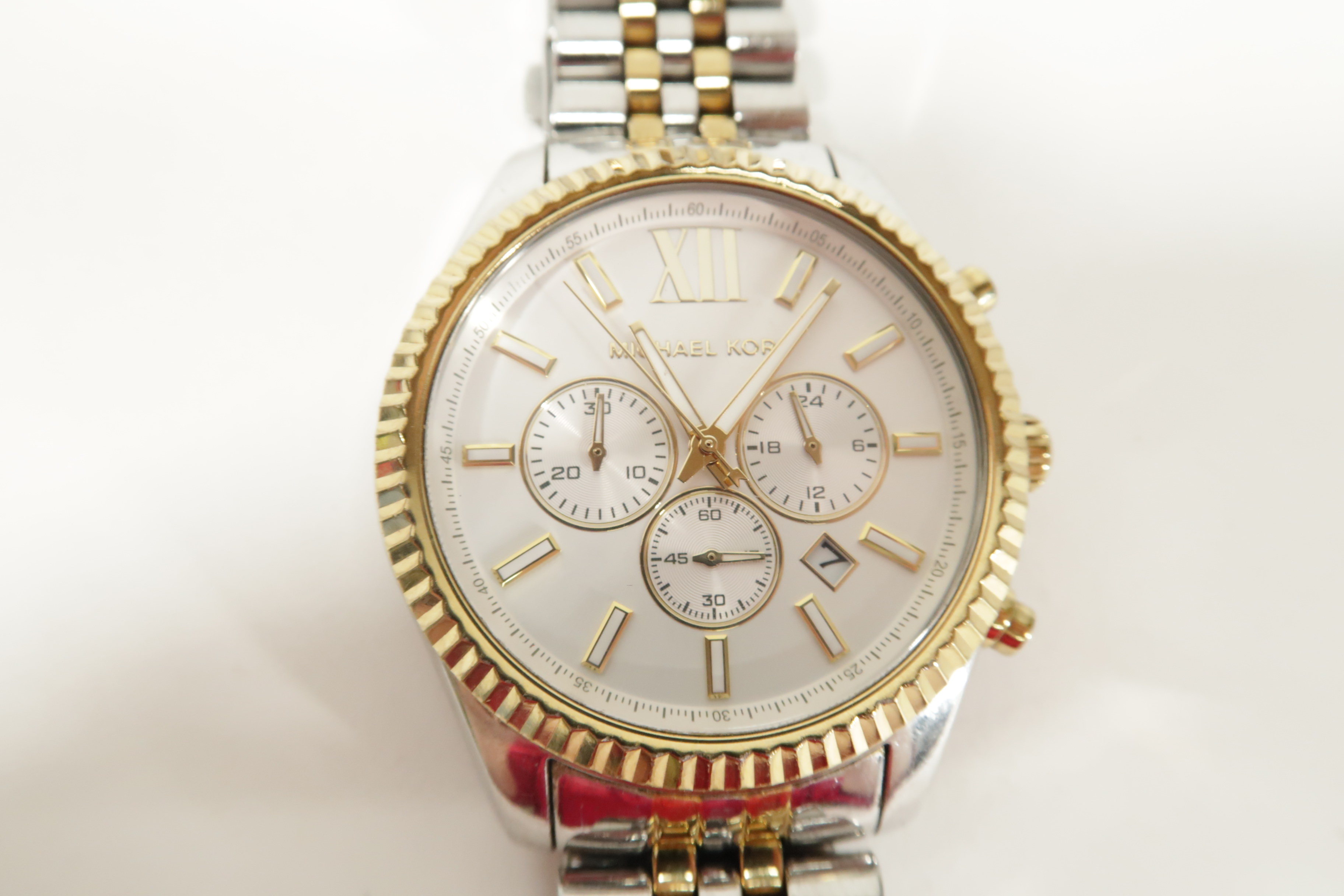 Michael Kors MK8344 Lexington Chronograph Stainless Steel Watch