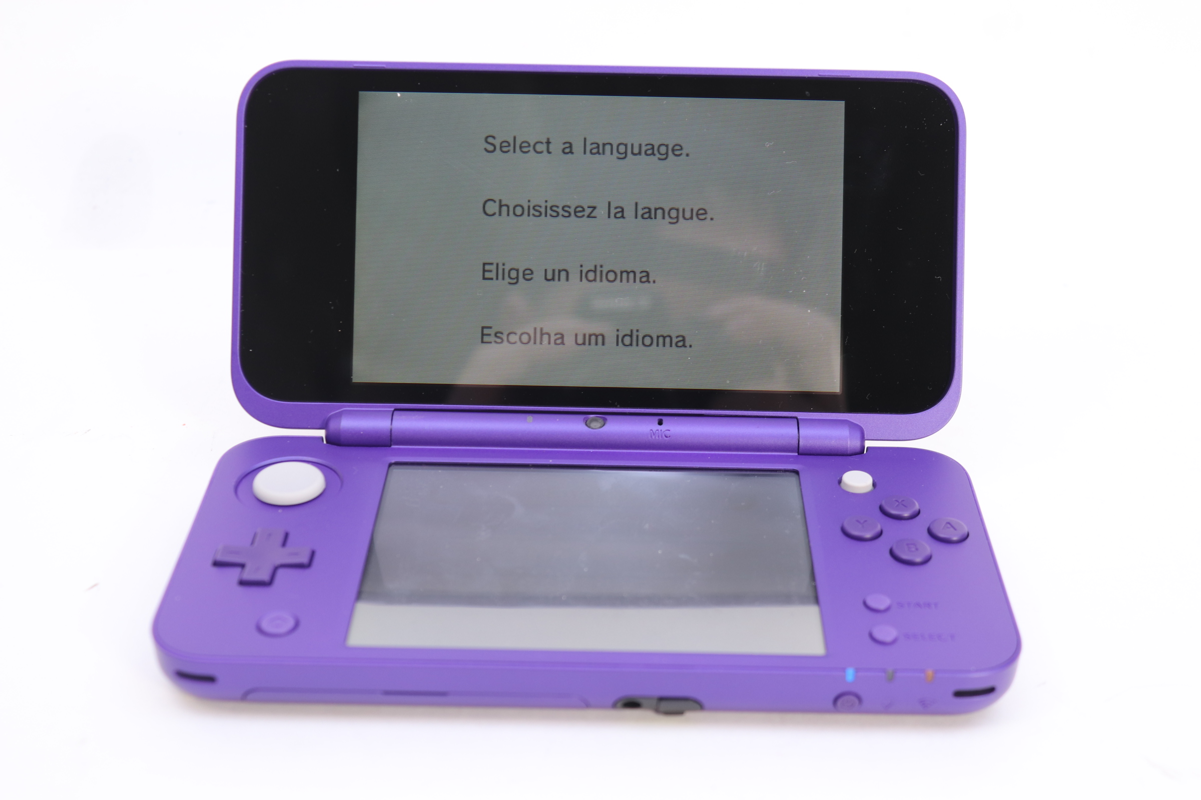 Nintendo JAN-001 2DS Portable Video Game System Purple