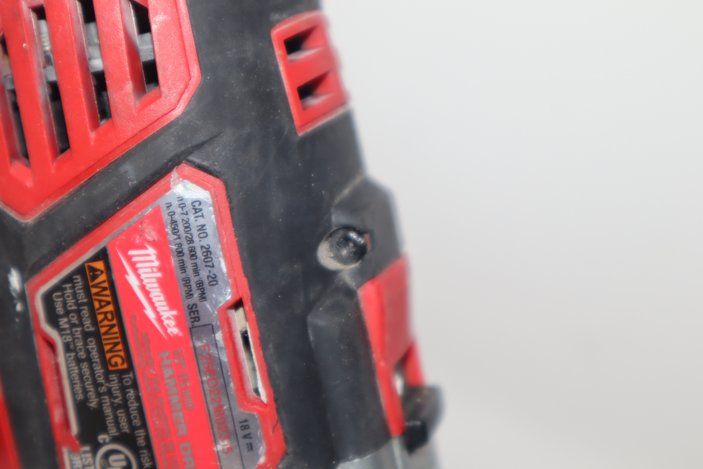 Milwaukee 2607-20 M18 Compact 1/2" Hammer Drill/Driver 2315 (Tool Only)