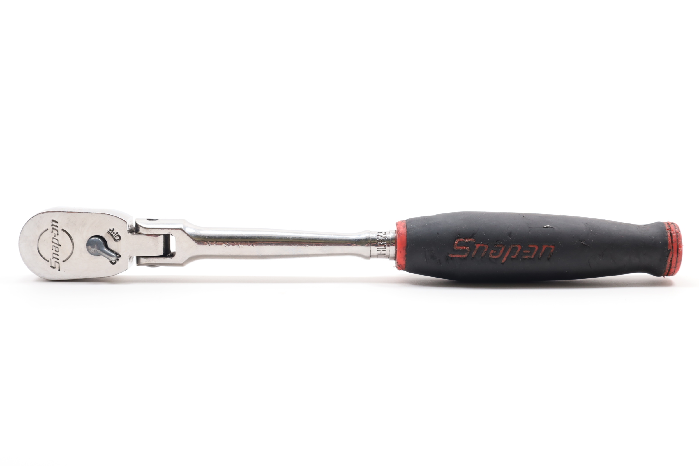 Snap-On Tools THLF72 1/4" Drive Soft Grip Long Handle Flex-Head Ratchet