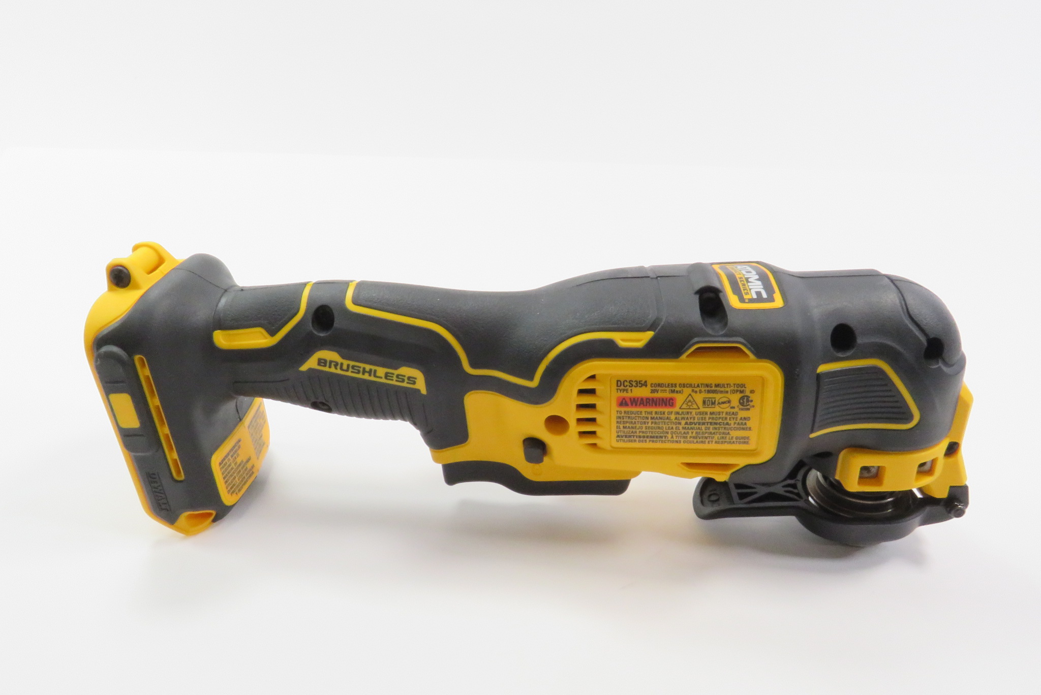 DeWalt DCS354 ATOMIC 20V MAX Cordless Brushless Oscillating Multi-Tool Kit