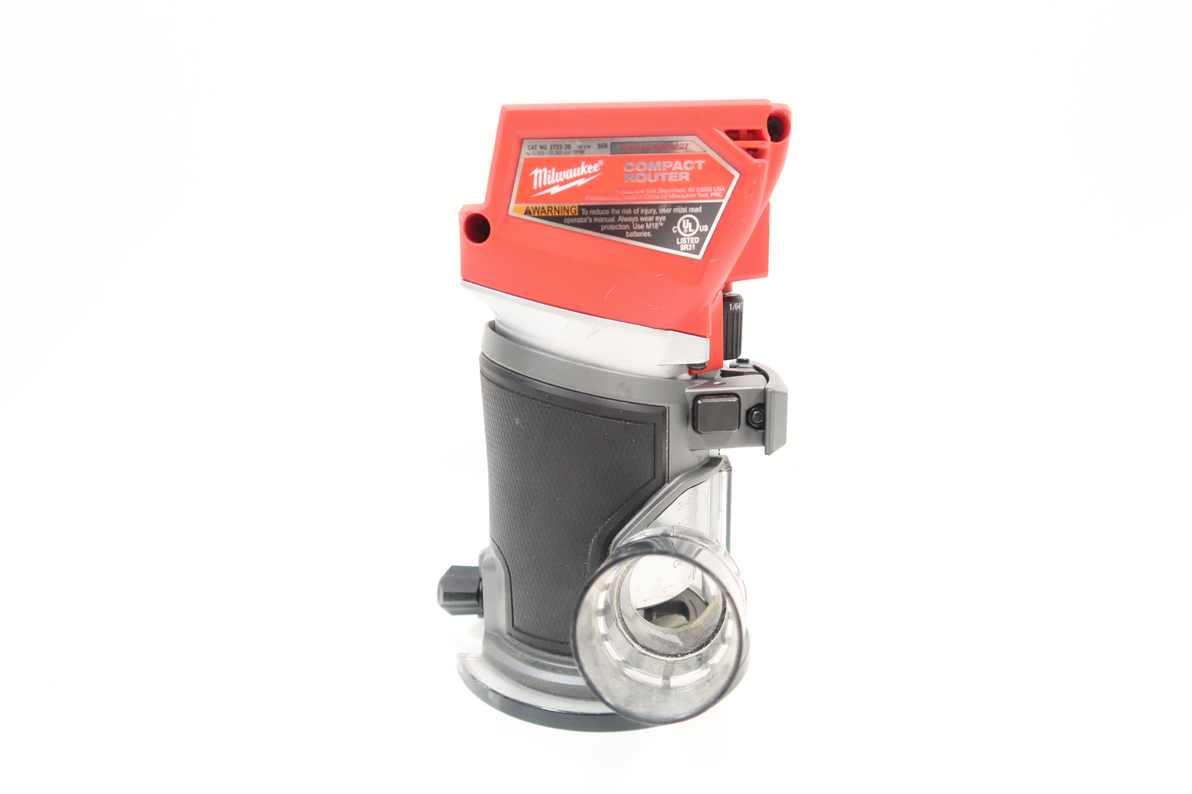 Milwaukee 2723-20 18V Lithium-Ion Brushless Cordless Compact Router