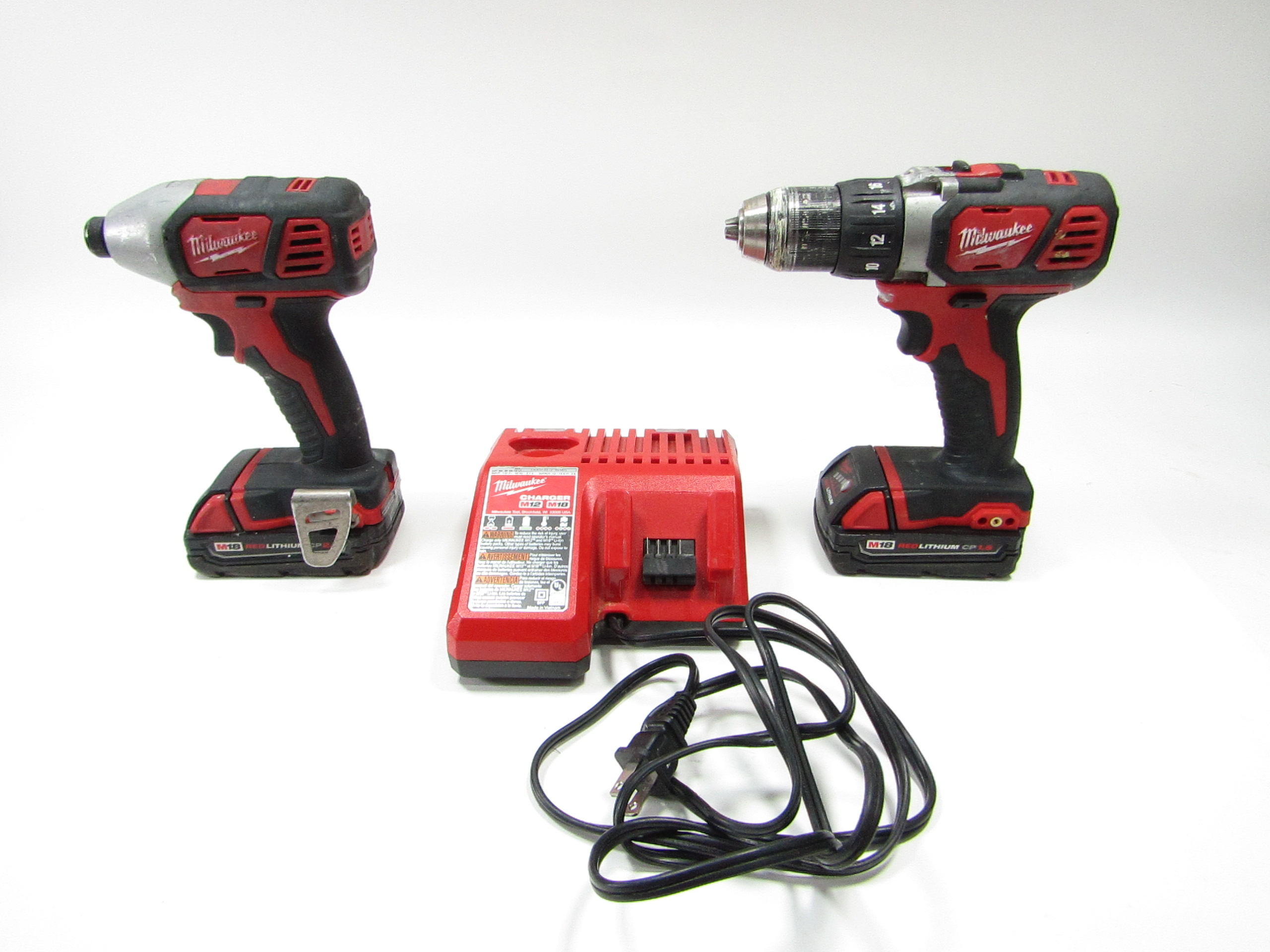 Milwaukee 2606-20 2656-20 M18 Drill Driver / Impact Driver 2-Tool Set