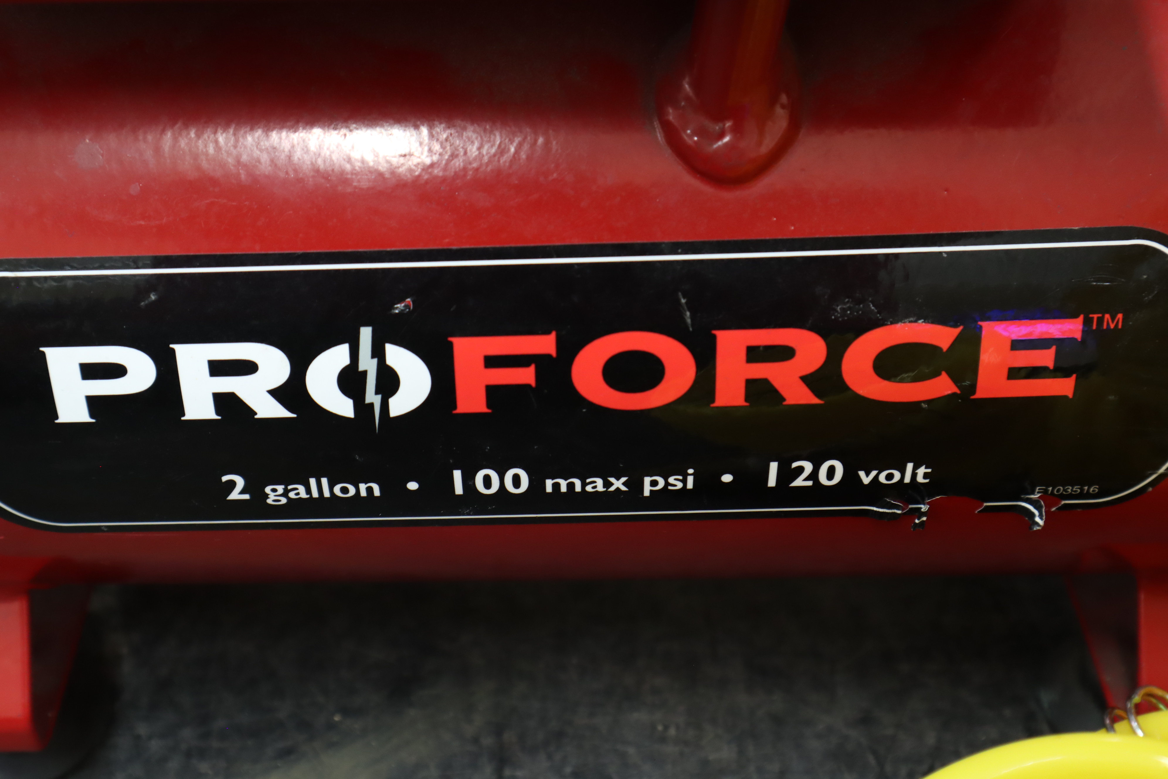Pro Force VPF0000201 2 Gallon Air Compressor 100 PSI Local Pickup