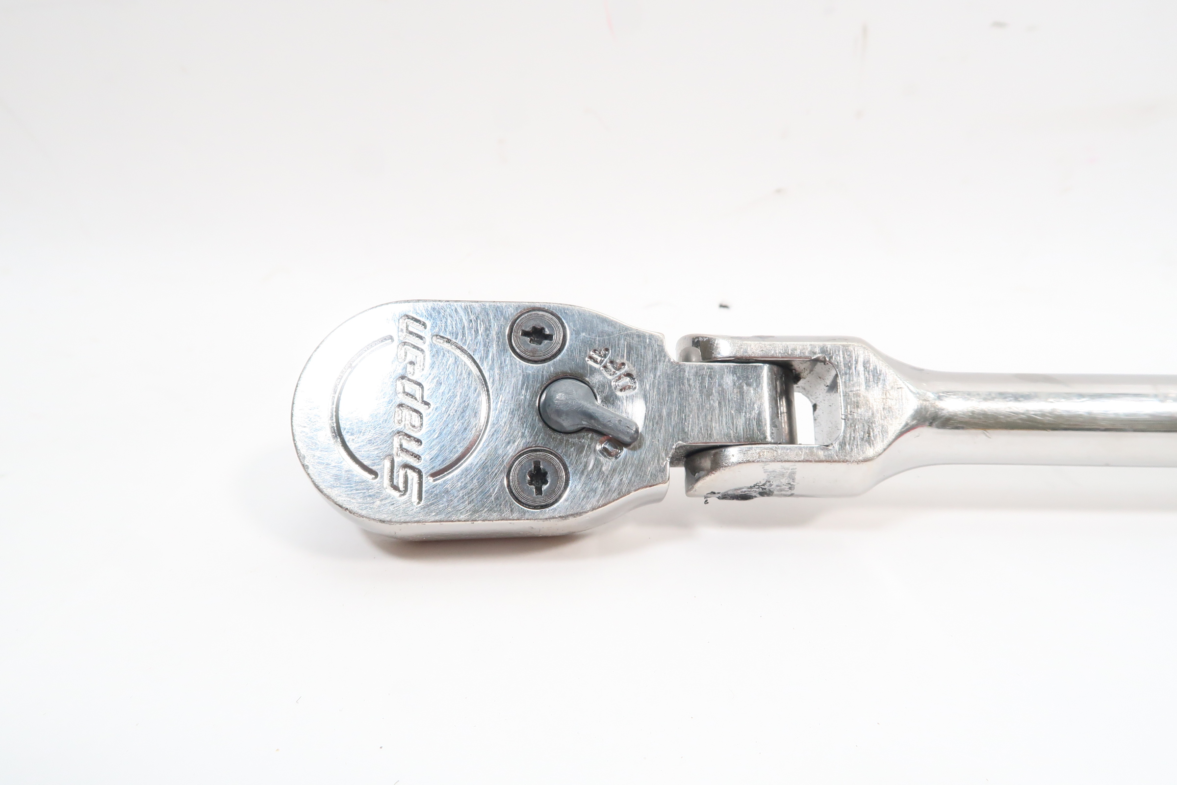 Snap On SHLF80A 1/2" Drive Soft Grip Long Handle Flex-Head Ratchet