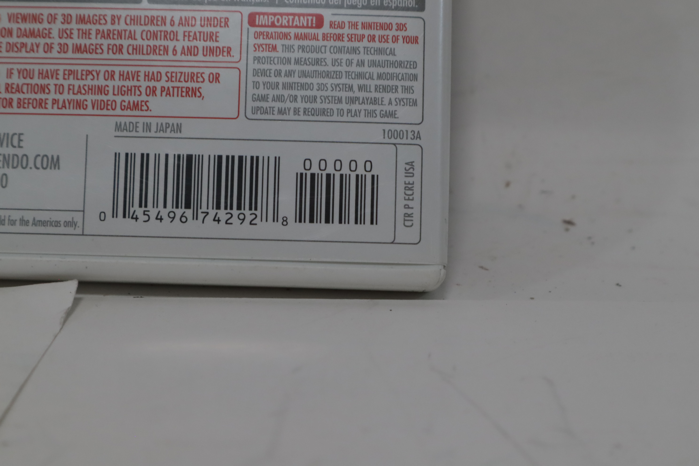 Nintendo 3DS CTRPECRE Omega Ruby Pokémon Omega Ruby Video Game ...