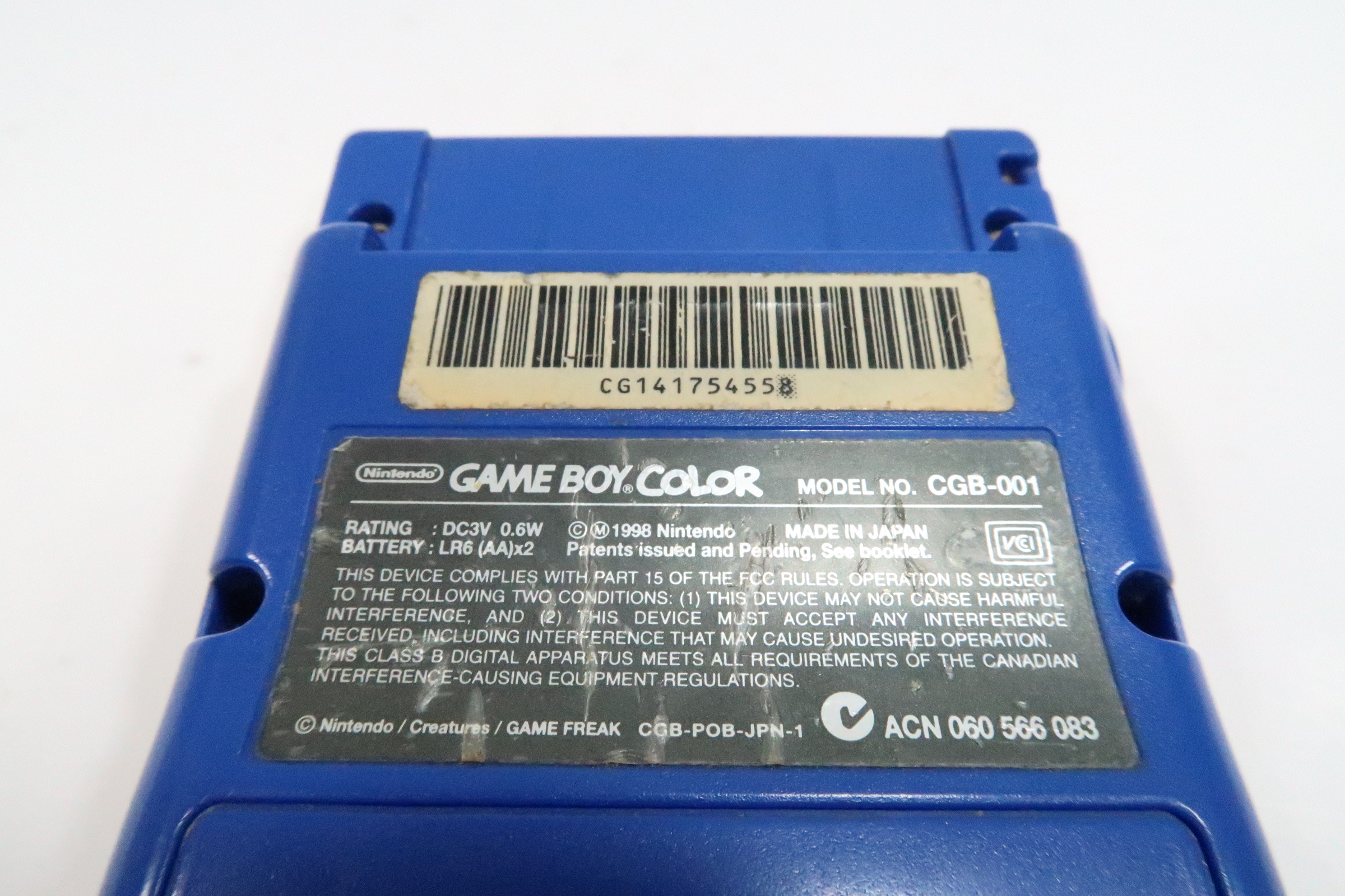 Nintendo CGB-001 Gameboy Color Handheld Video Game Console - Pokemon 0074