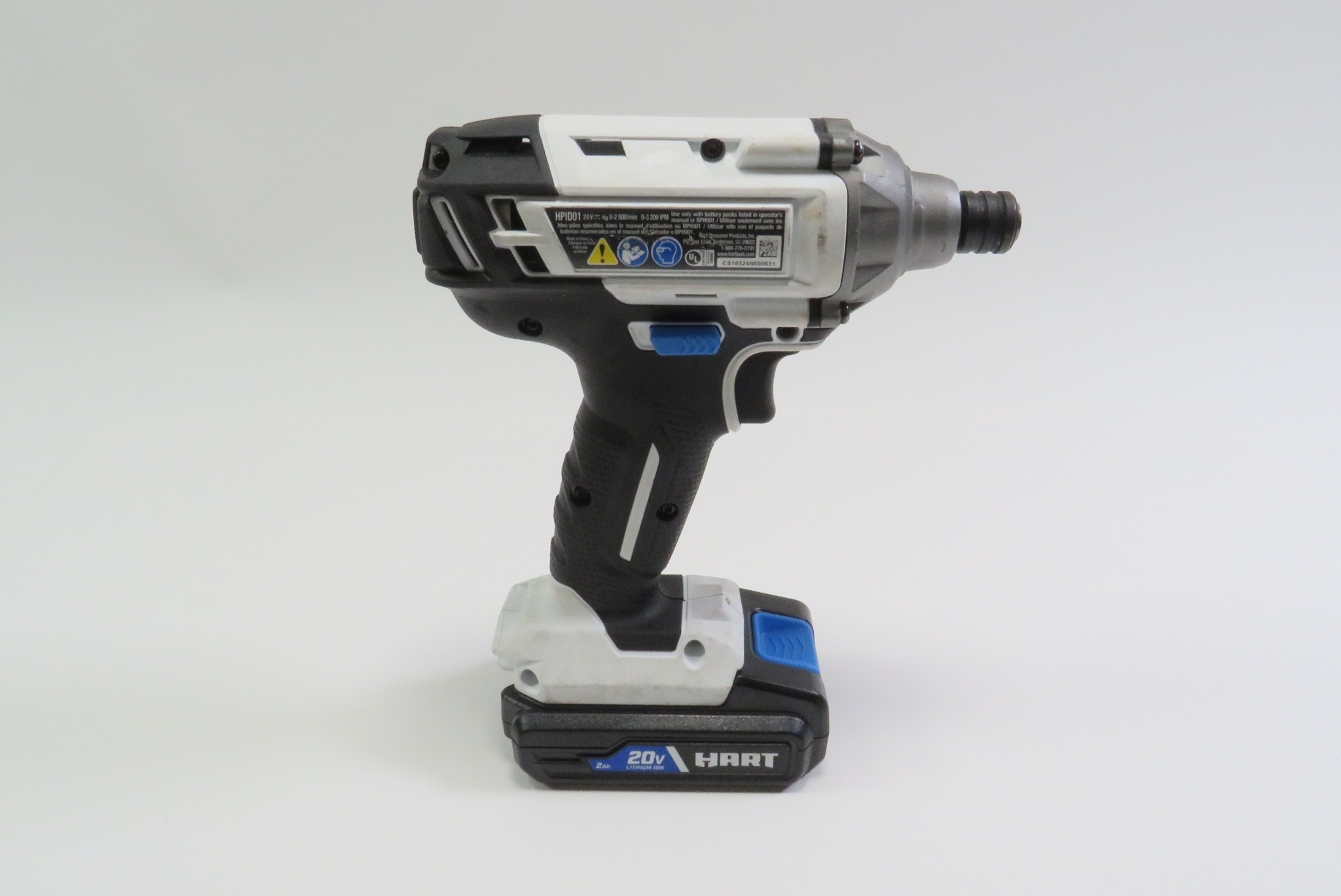 HART HPID01 20V Cordless 1/4" Impact Driver