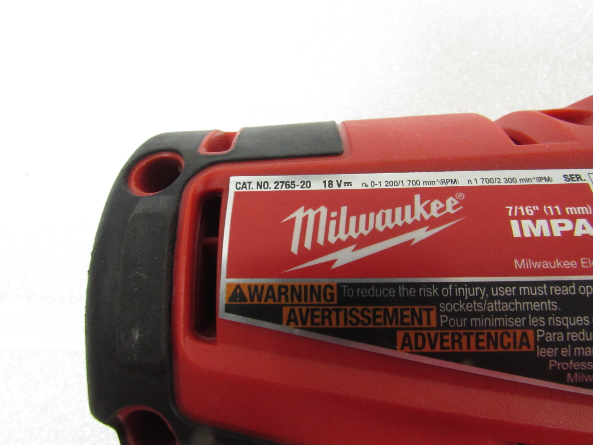 Milwaukee 2765-20 M18 FUEL 7/16" Hex Utility Impacting Drill