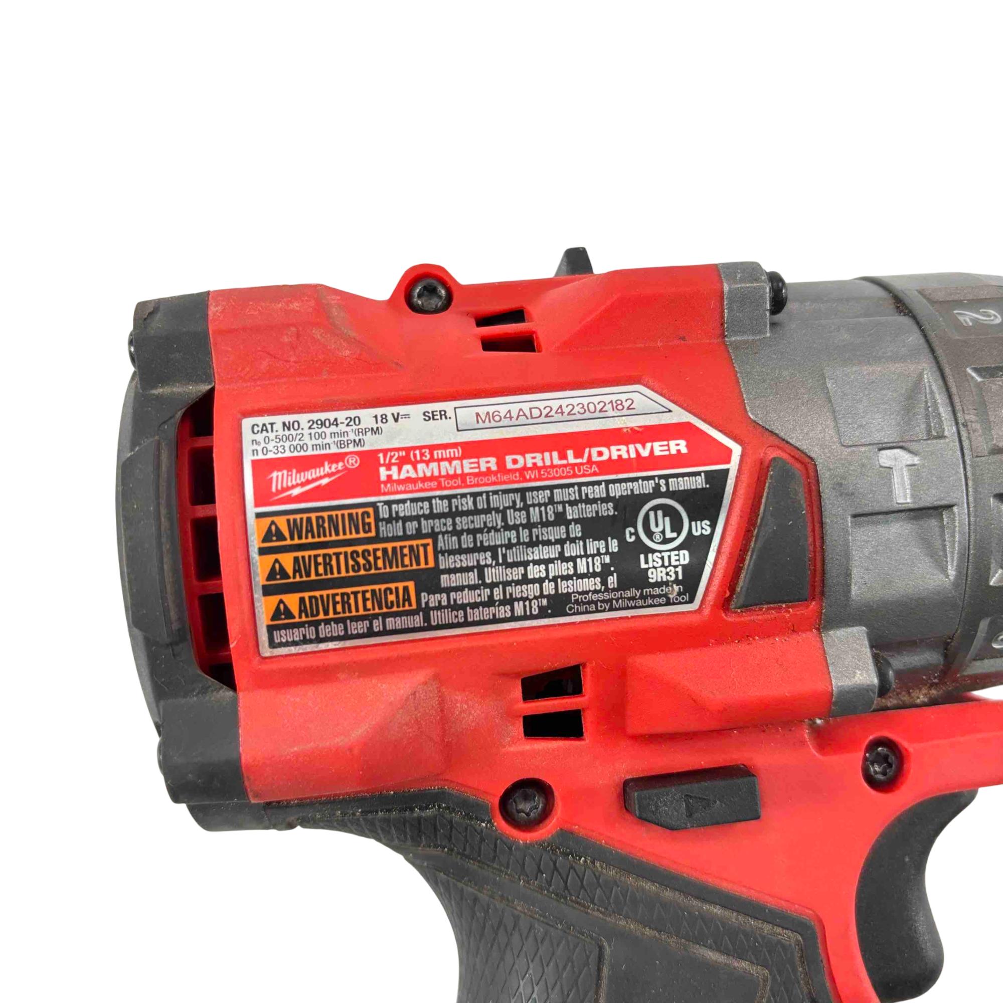 Milwaukee 2953-20 M18 FUEL 18V Li-Ion Brushless Cordless 1/4" Hex ...