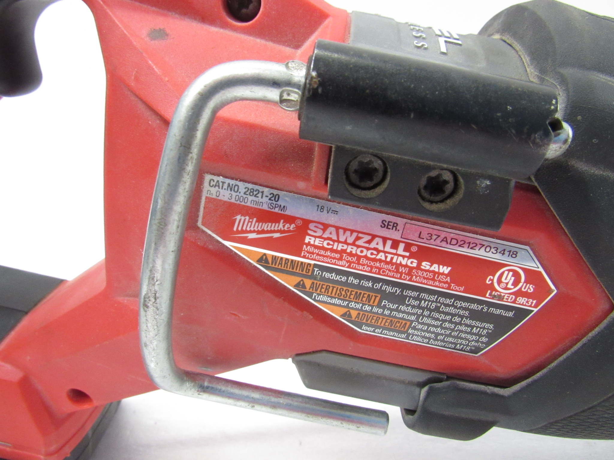 Milwaukee 2821-20 M18 FUEL GEN-2 18V Li-Ion Brushless SAWZALL ...