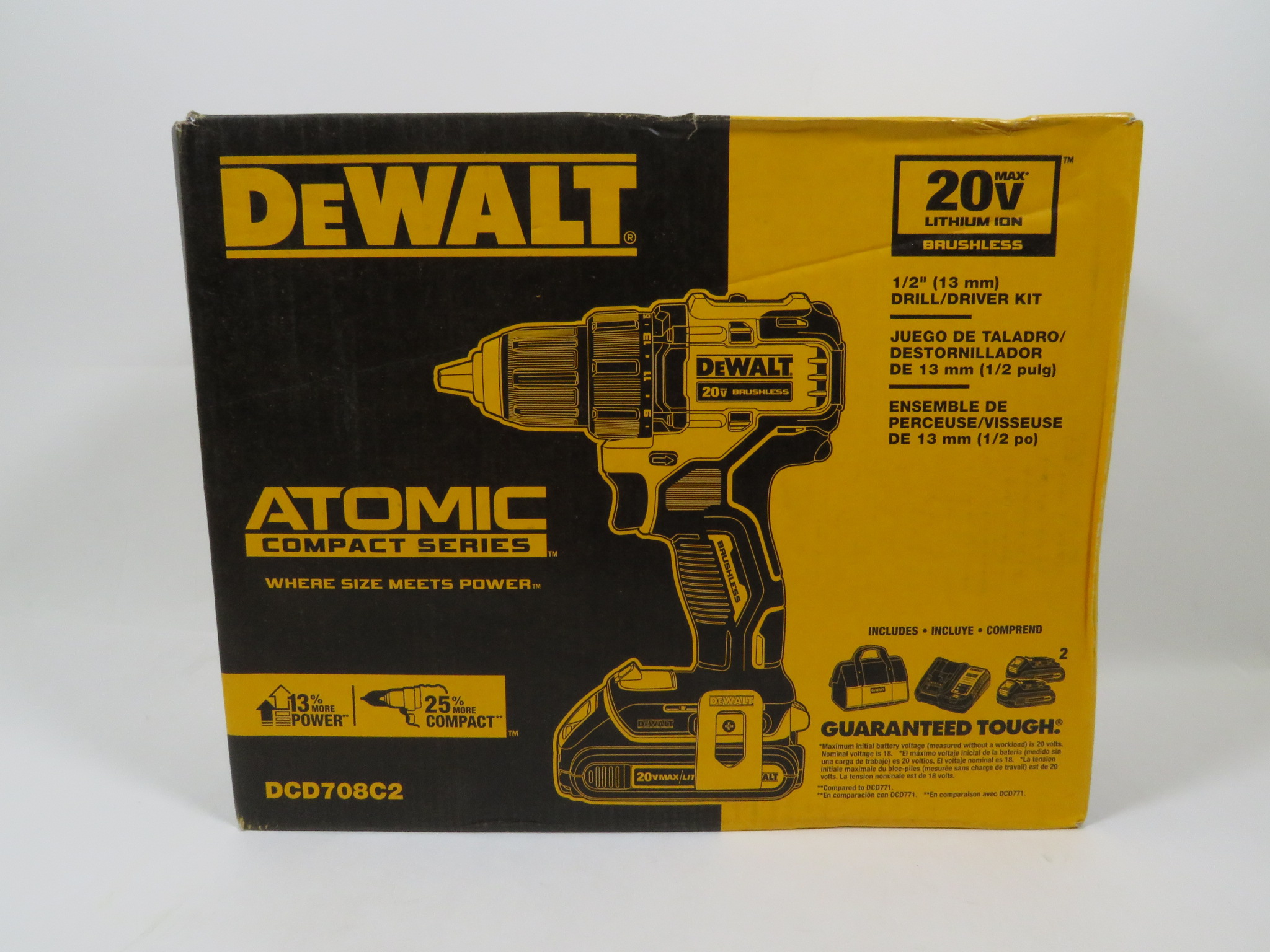DeWalt DCD708C2 20V Max 1/2" Brushless Drill/Driver Kit