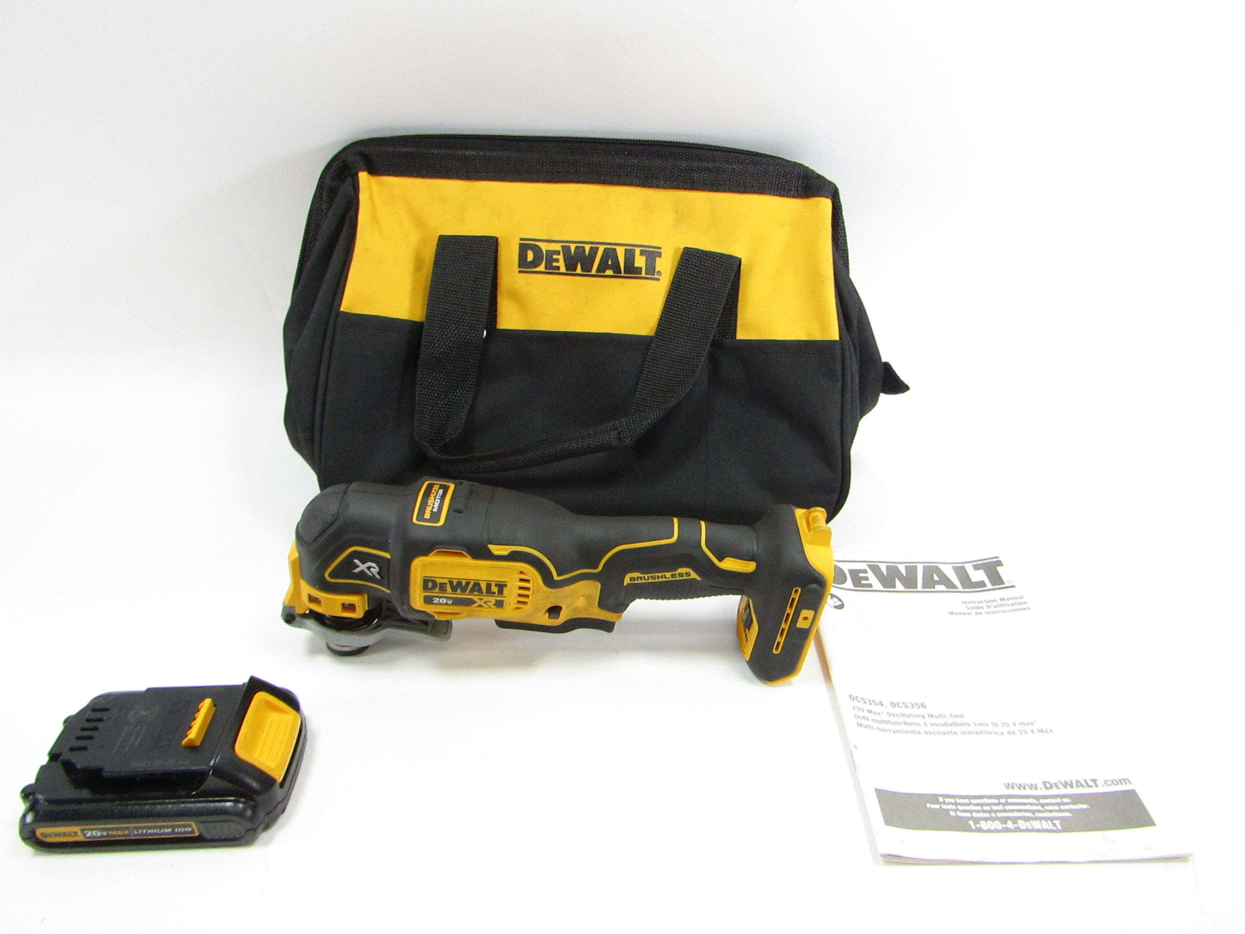 DeWALT DCS356 20-Volt MAX Brushless Lithium-Ion 3-Speed Oscillating ...