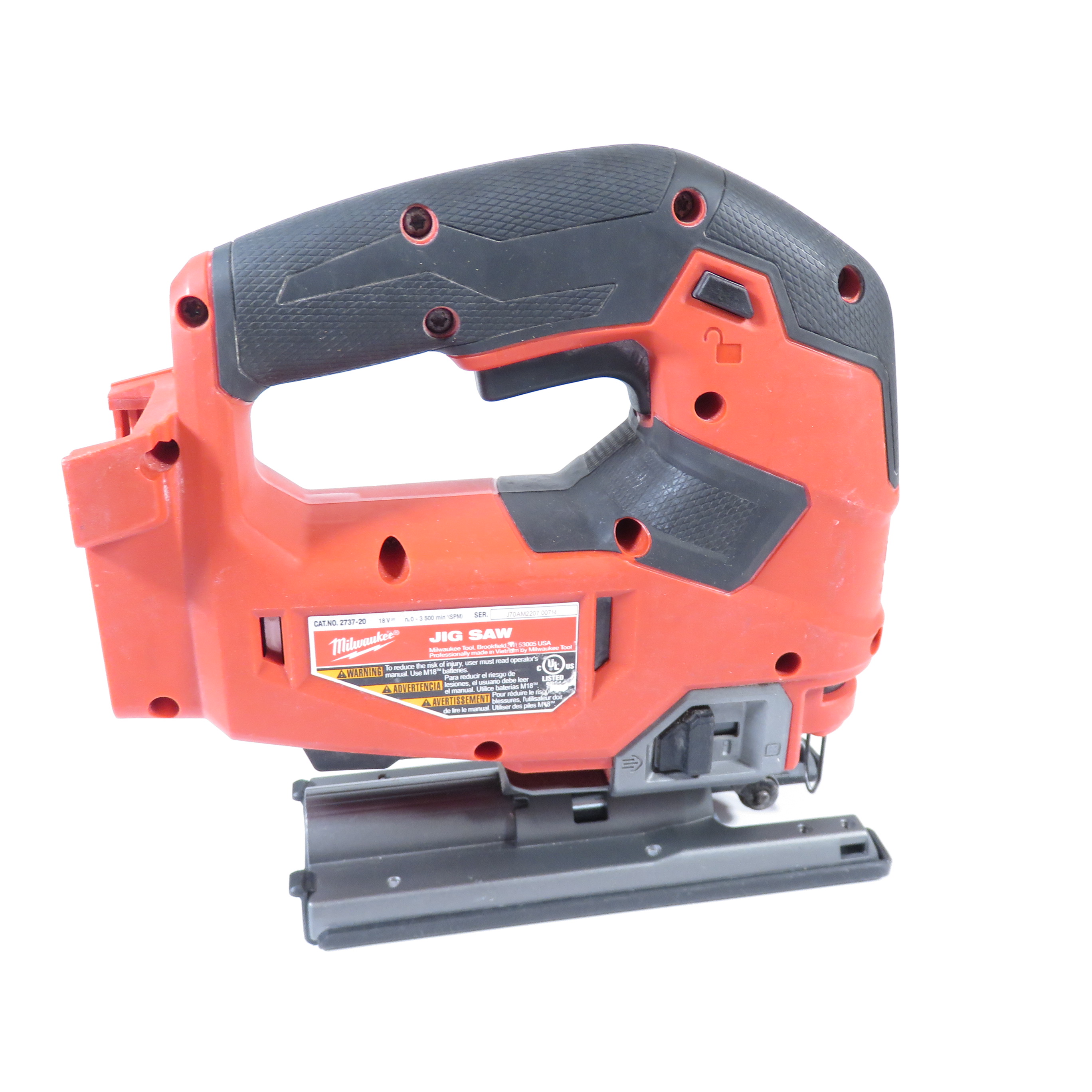 Milwaukee 2737-20 M18 FUEL 18-Volt Lithium-Ion Brushless Cordless Jig Saw