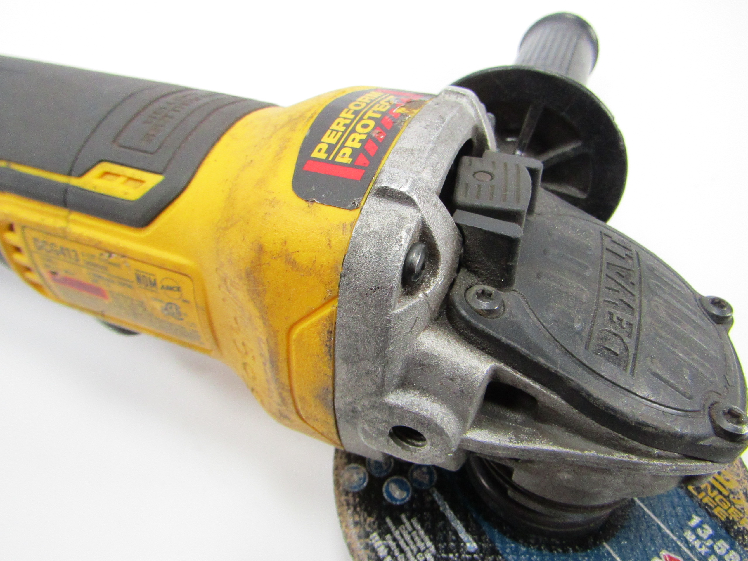 DEWALT DCG413 20V MAX Brushless 4-1/2 in. Paddle Switch Small Angle Grinder