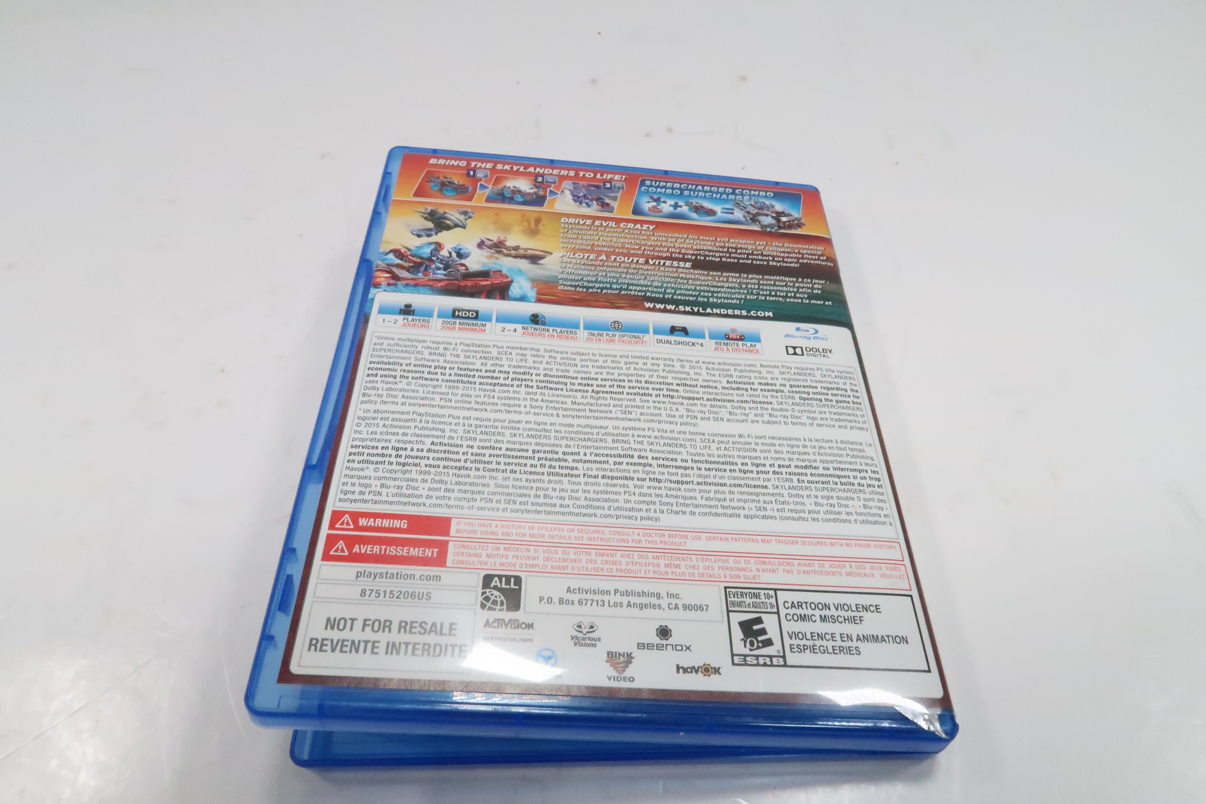 Sony PlayStation 4 Skylanders: Superchargers Dark Edition Video Game ...