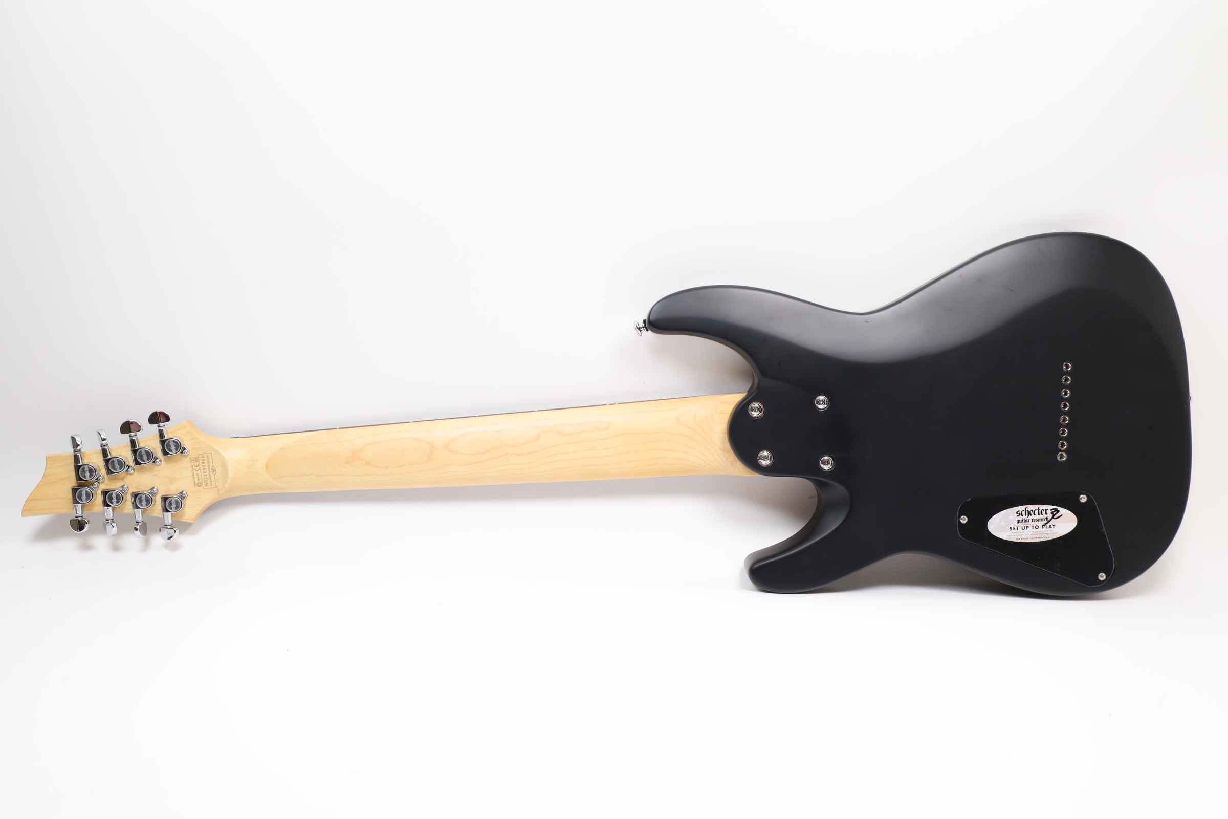 Schecter C-8 Deluxe 8-String Right-Handed Electric Guitar - Satin Black