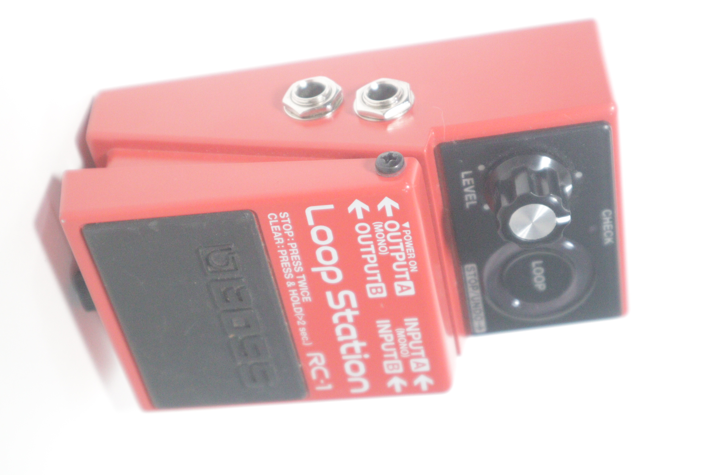 Boss Loop Station RC-1 Red & Black Looping Guitar Effects Pedal No ...