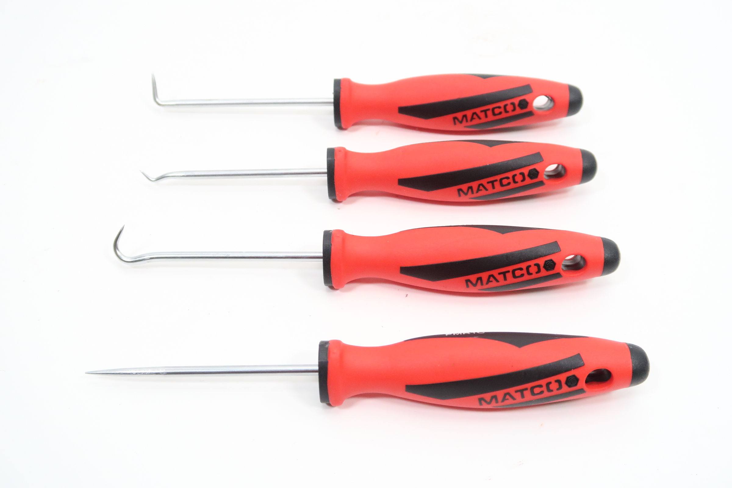 Matco HP4RC 4 Pc Mini Hook And Pick Set - Red