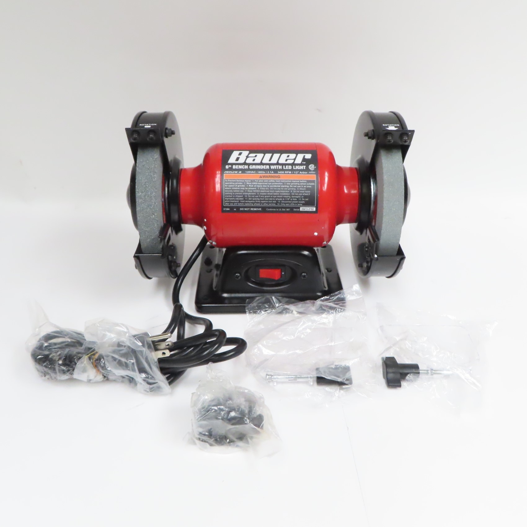 Bauer bench grinder store