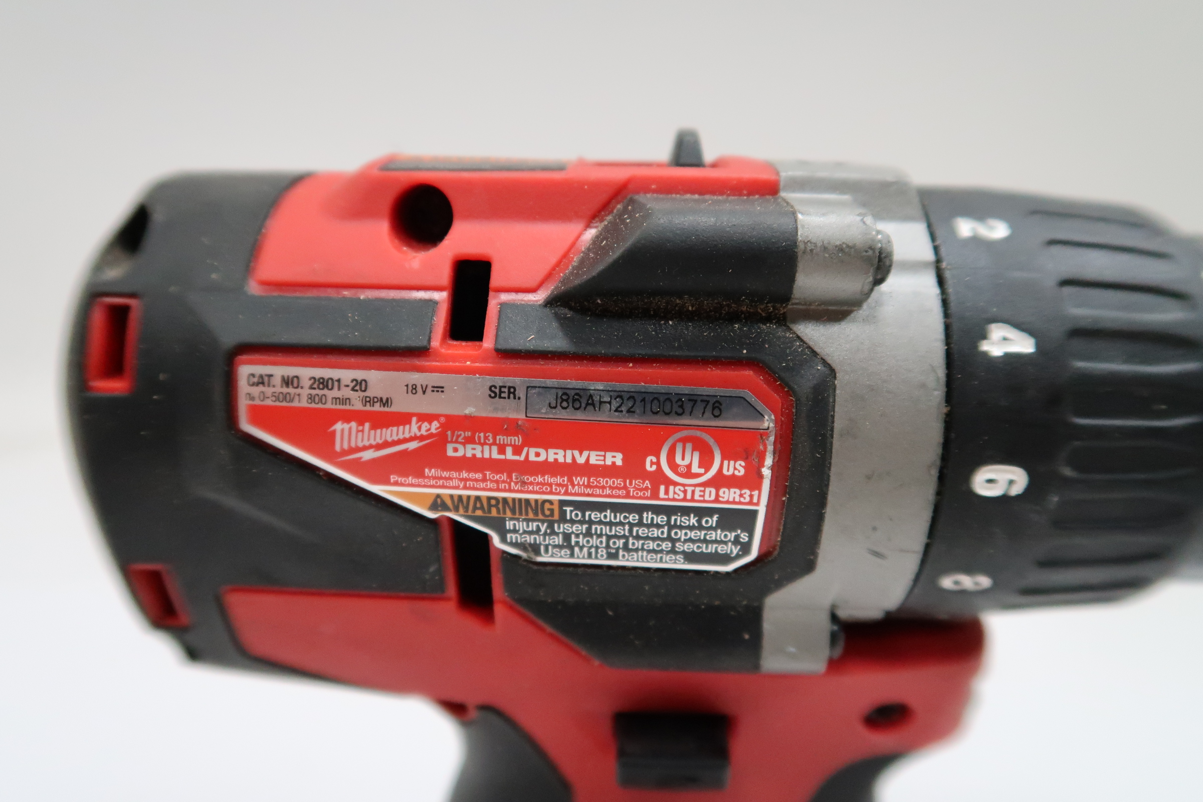Milwaukee 2650-20 2801-20 M18 18V Cordless Drill Driver/Impact Driver ...