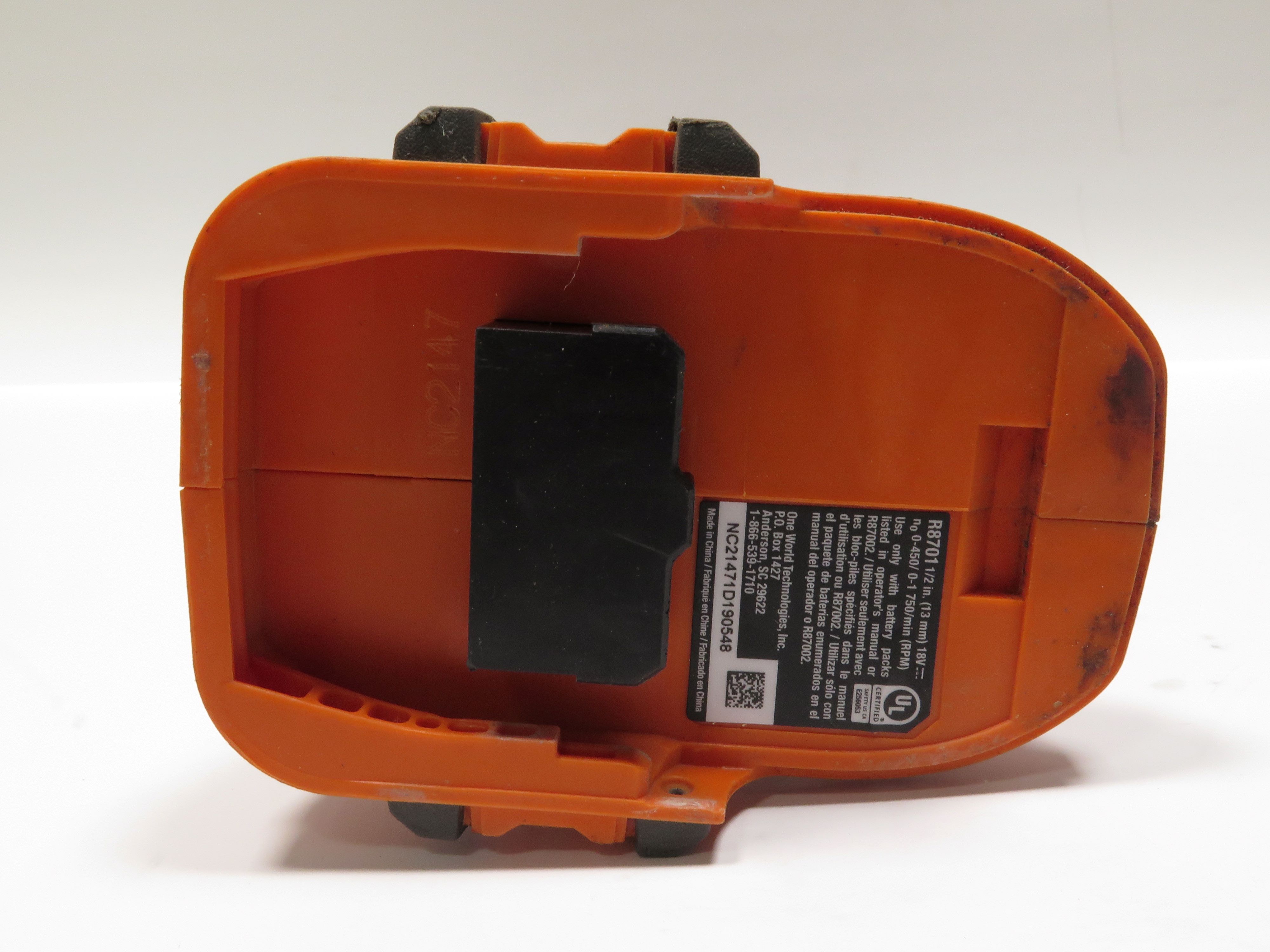 Ridgid R8701/R8723 18V Sub Compact Brushless 1/2" Drill / 1/4" Impact ...