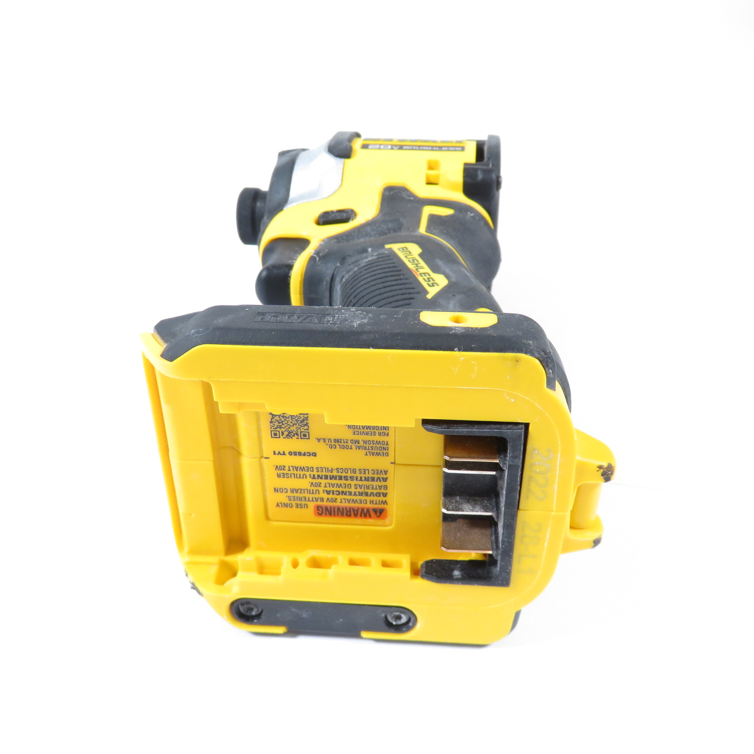 DEWALT DCF850 ATOMIC 20V MAX Cordless Brushless Compact 1/4 in. Impact ...