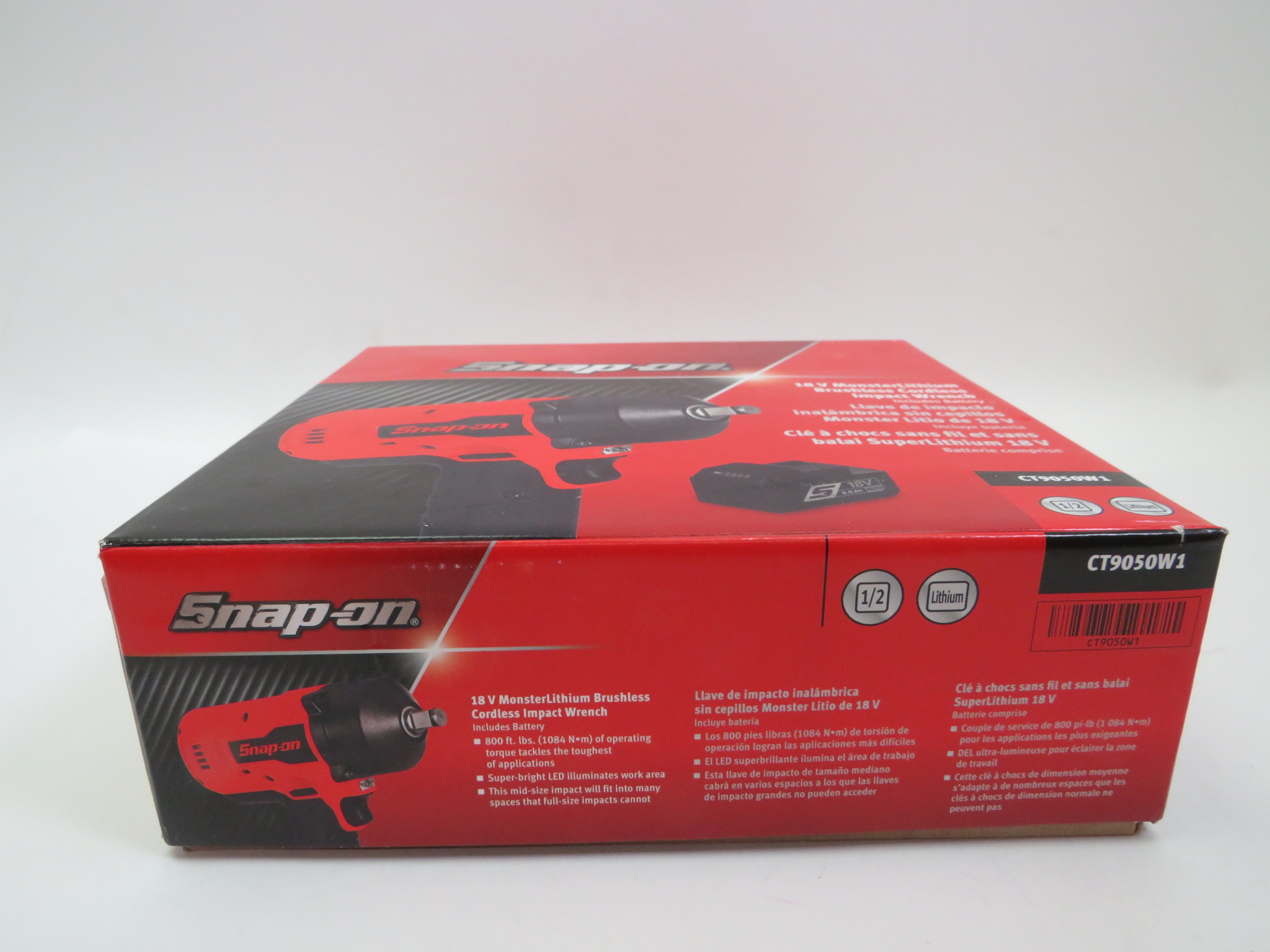 Snap-on Tools CT9050W1 18V Monster Lithium Brushless Cordless Impact Wrench