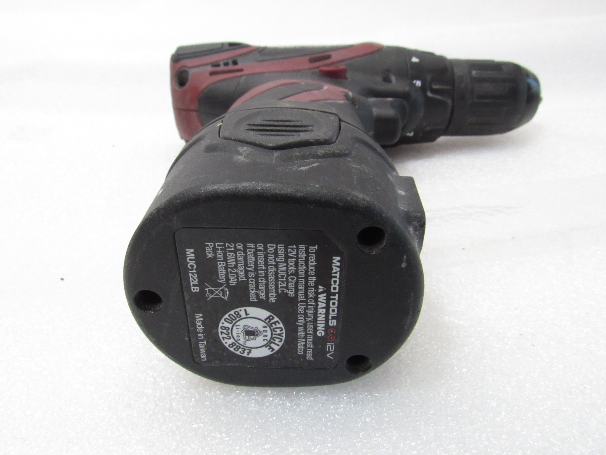 Matco MCL1238DD Infinium 12 Volt 3/8" Cordless Drill Driver